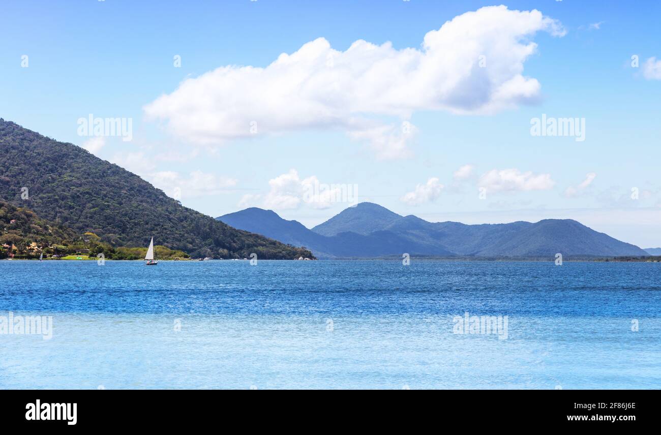 Beautiful landscape by the sea in Florianopolis, Brazil Stock Photo - Alamy
