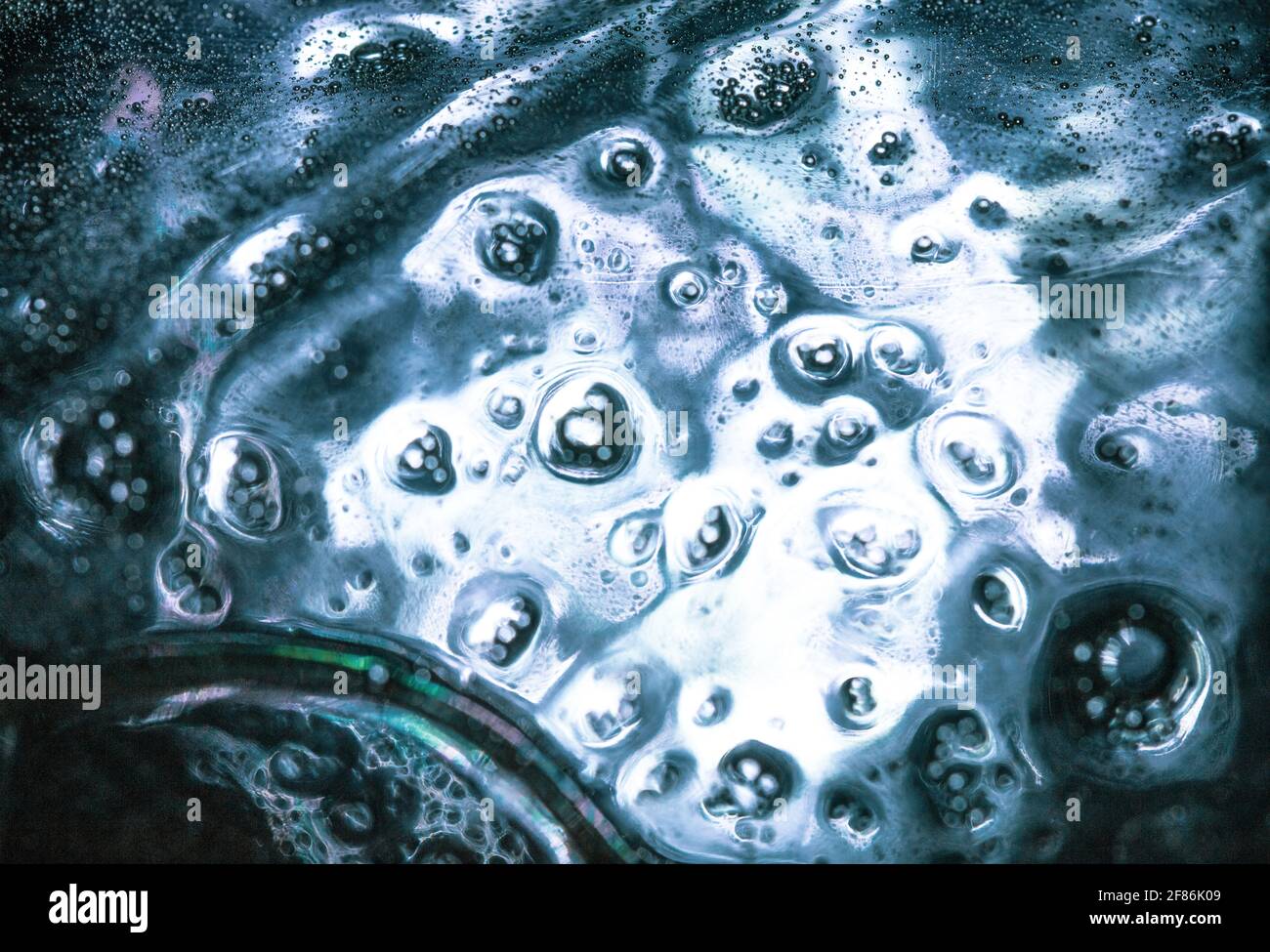 Closeup shot of a surface with abstract bubble patterns Stock Photo - Alamy