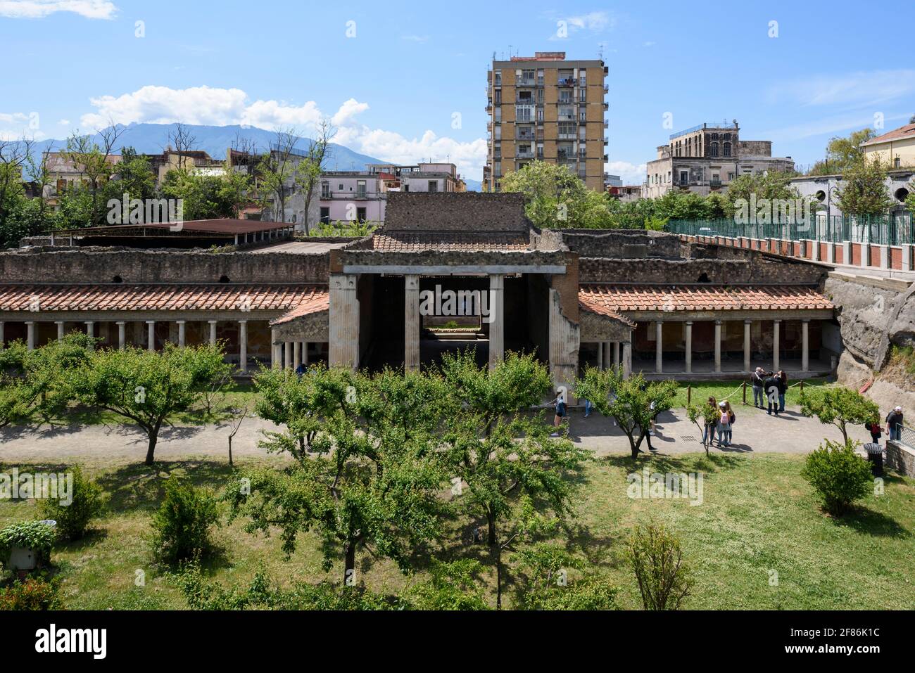 Torre Annunziata. Italy. Archaeological site of Oplontis (Villa di ...