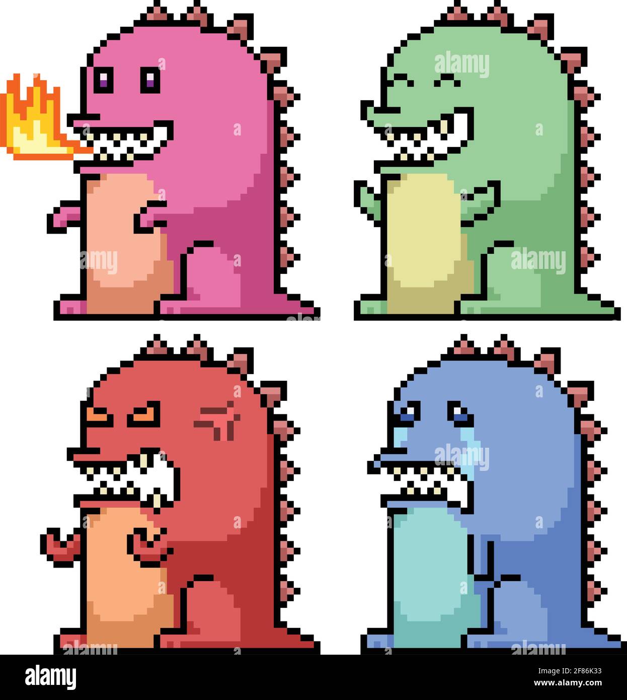 Fire breathing monster Cut Out Stock Images & Pictures - Alamy