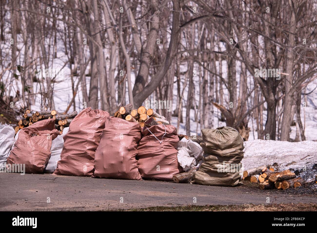 Row of sacks hi-res stock photography and images - Alamy
