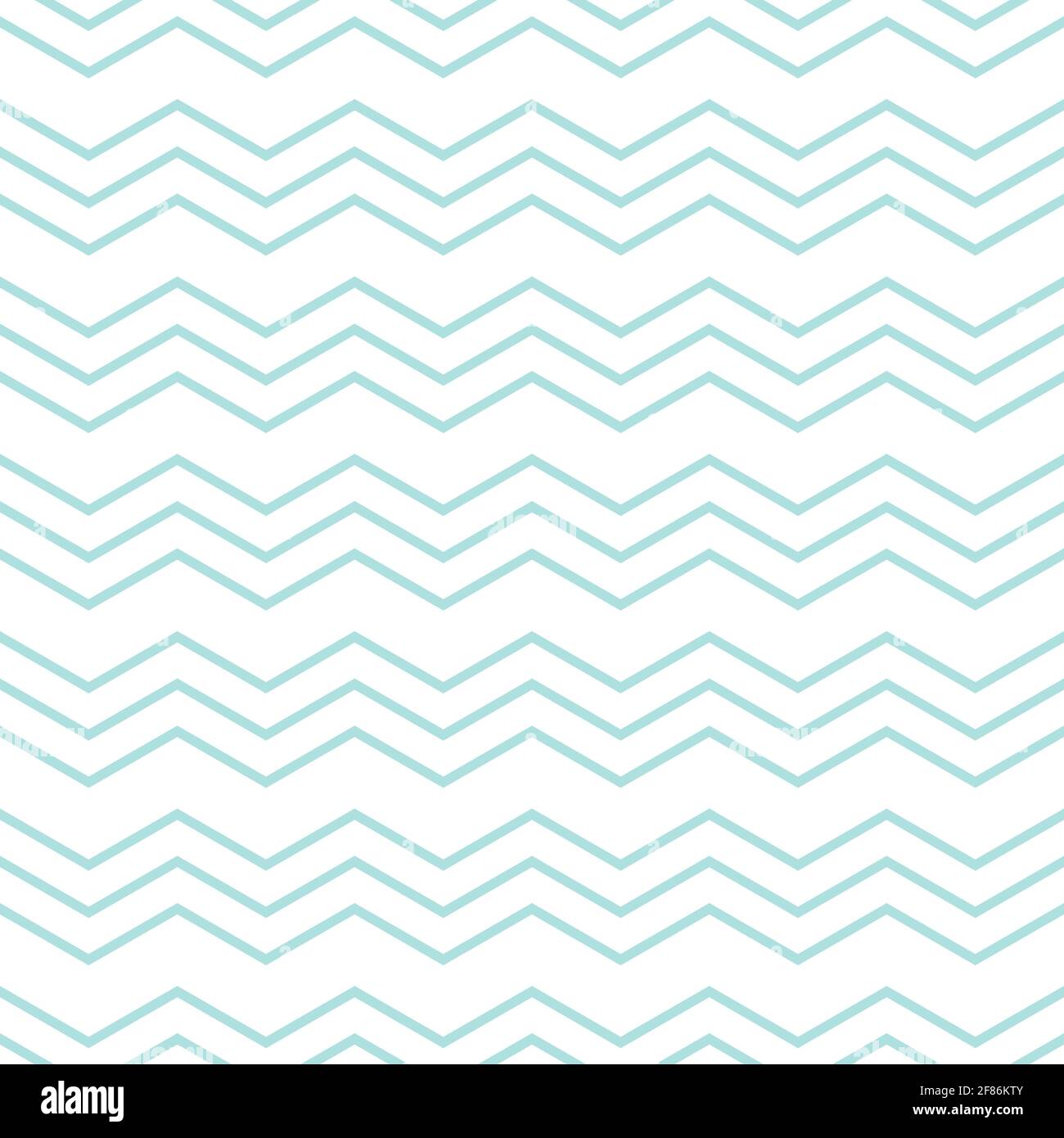 Seamless abstract pattern with powder blue zigzag lines on white ...
