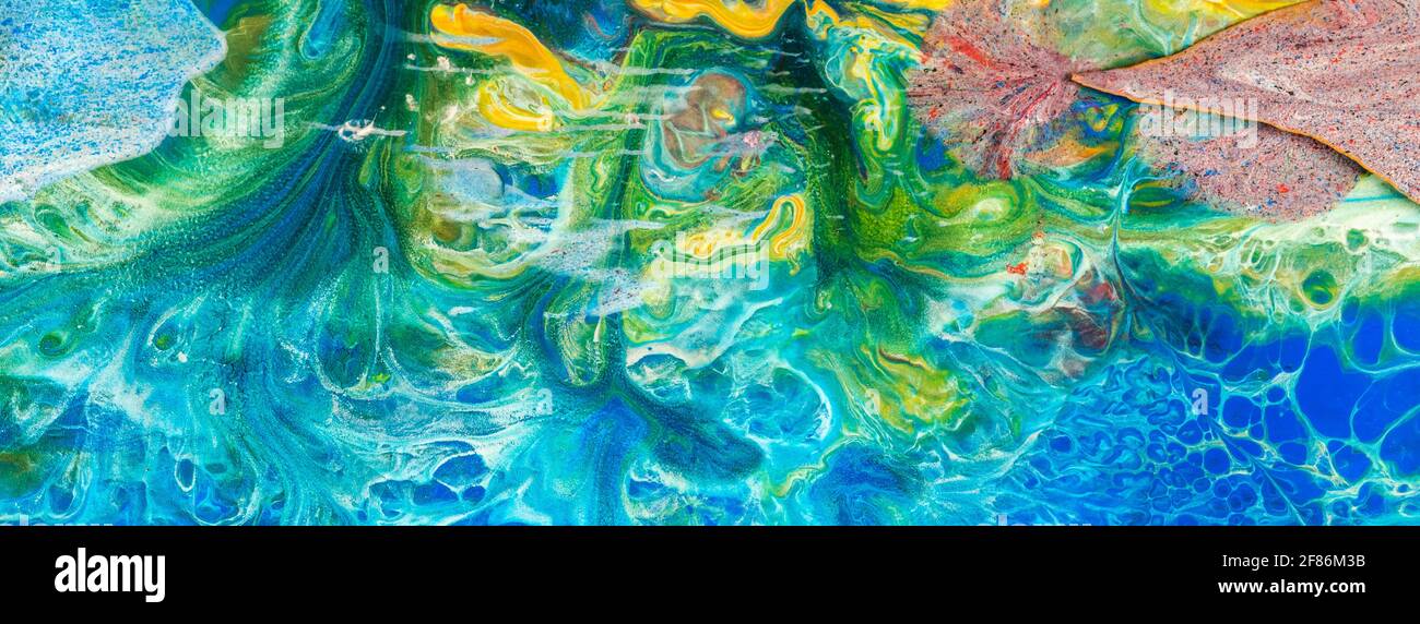 Abstract illustration of colorful streaks of paint Stock Photo - Alamy