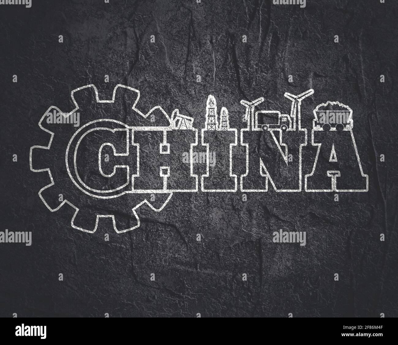 Energy and Power icons. Sustainable energy generation and heavy ...