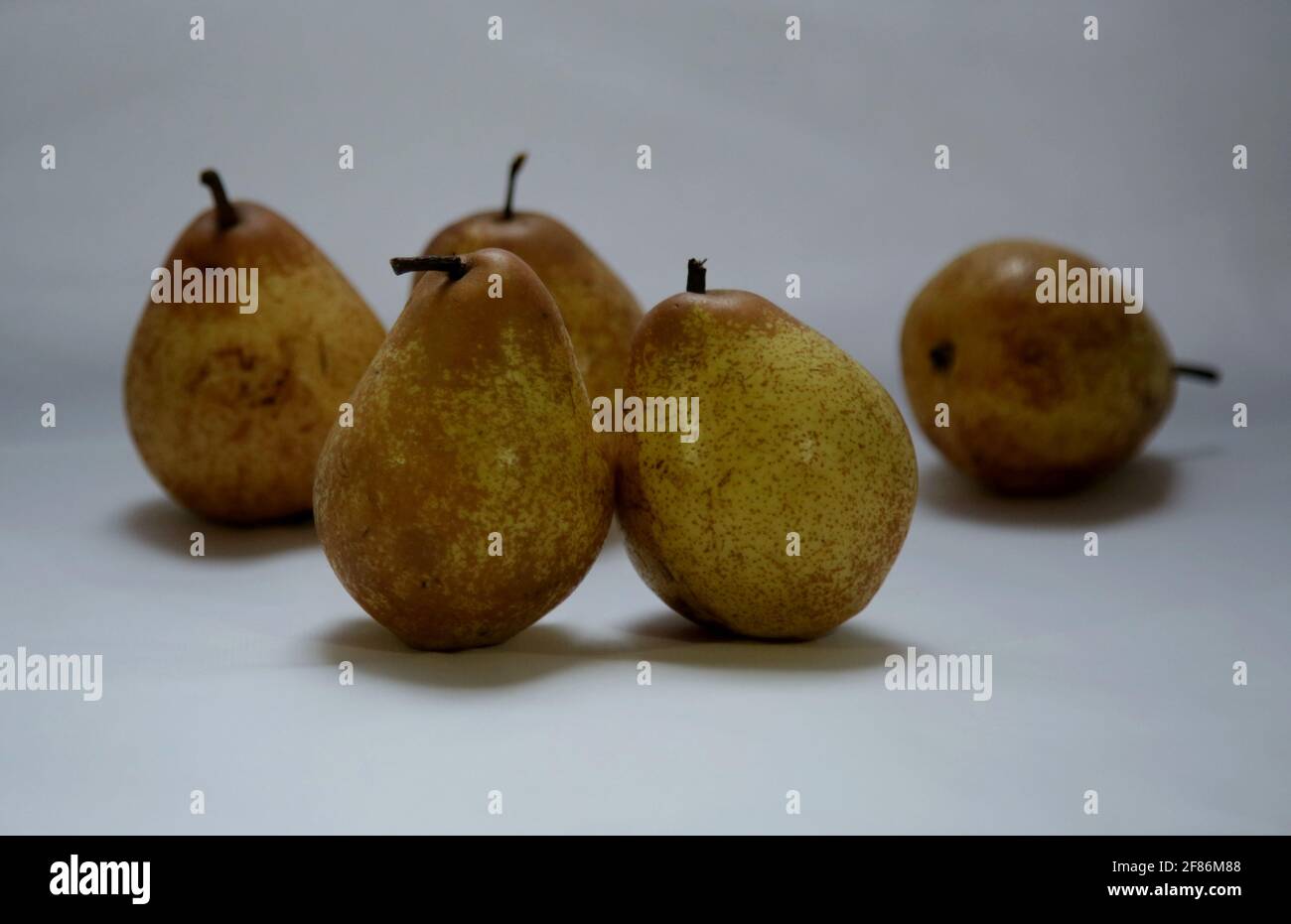 salvador, bahia / brazil - may 22, 2020: pears fruits are seen in the ...