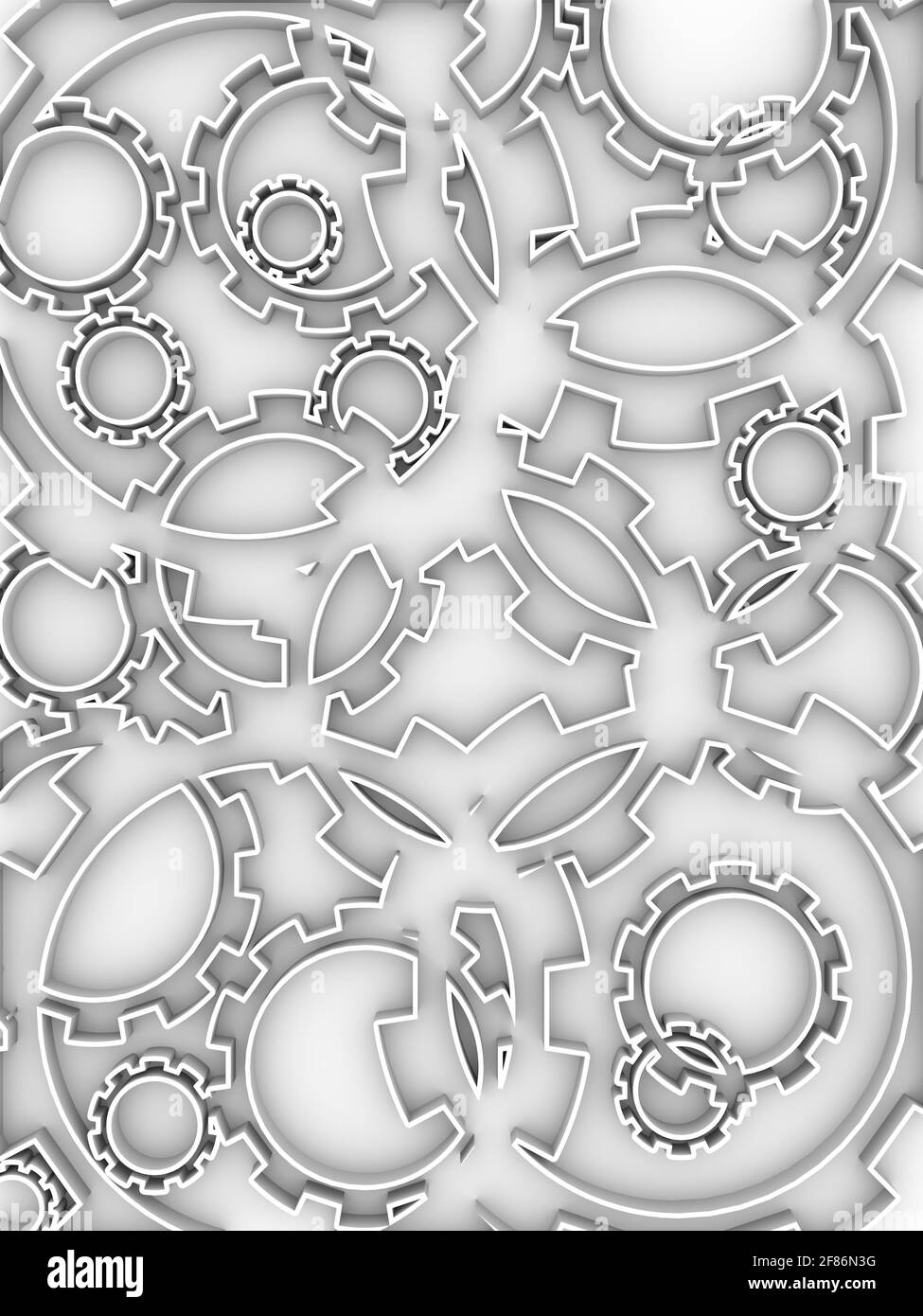 Cog wheels background. Decoration pattern from gears. Precision ...