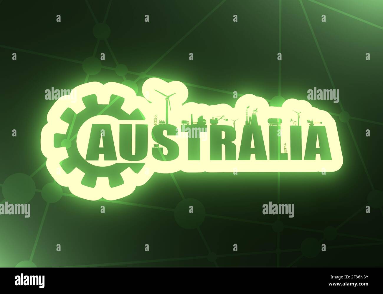 Energy and Power icons. Sustainable energy generation and heavy ...