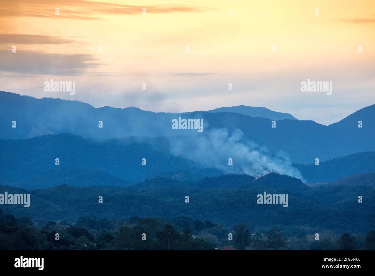 Blue fire rising up hi-res stock photography and images - Alamy