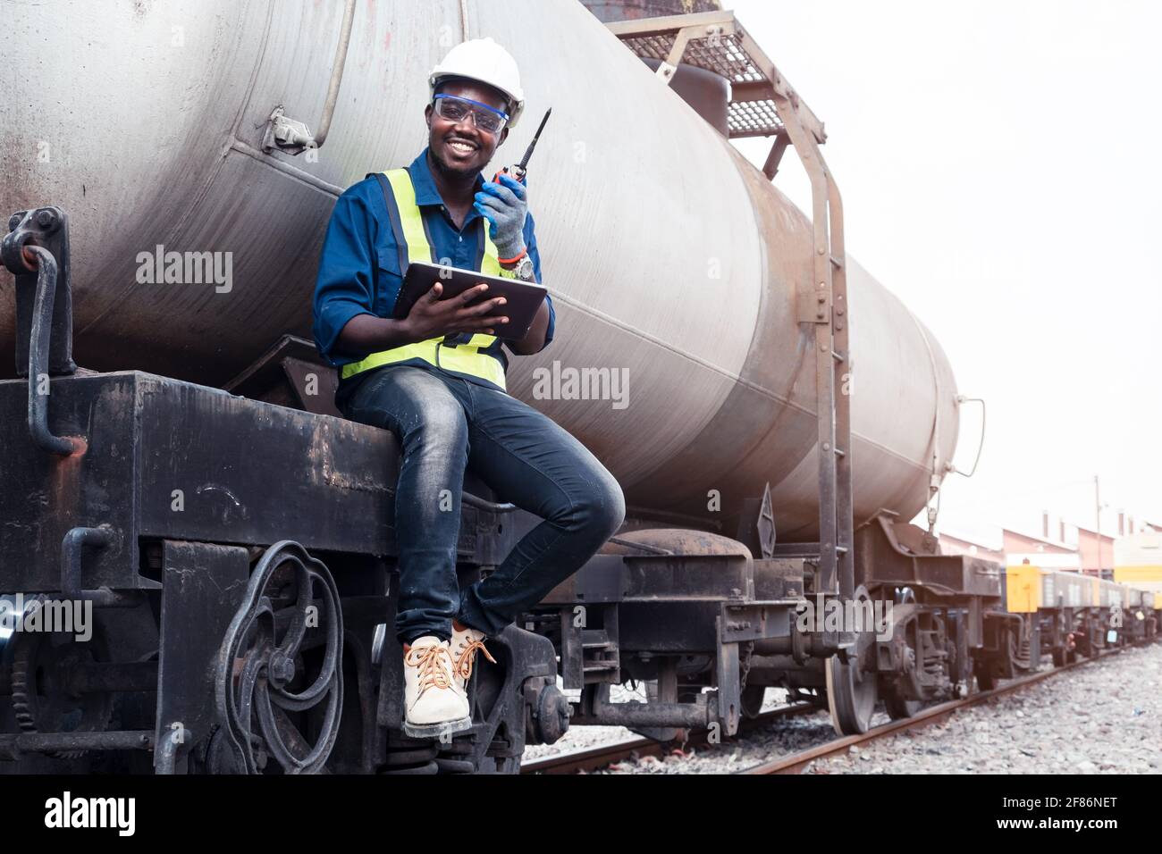Employee using track switch hi-res stock photography and images - Alamy