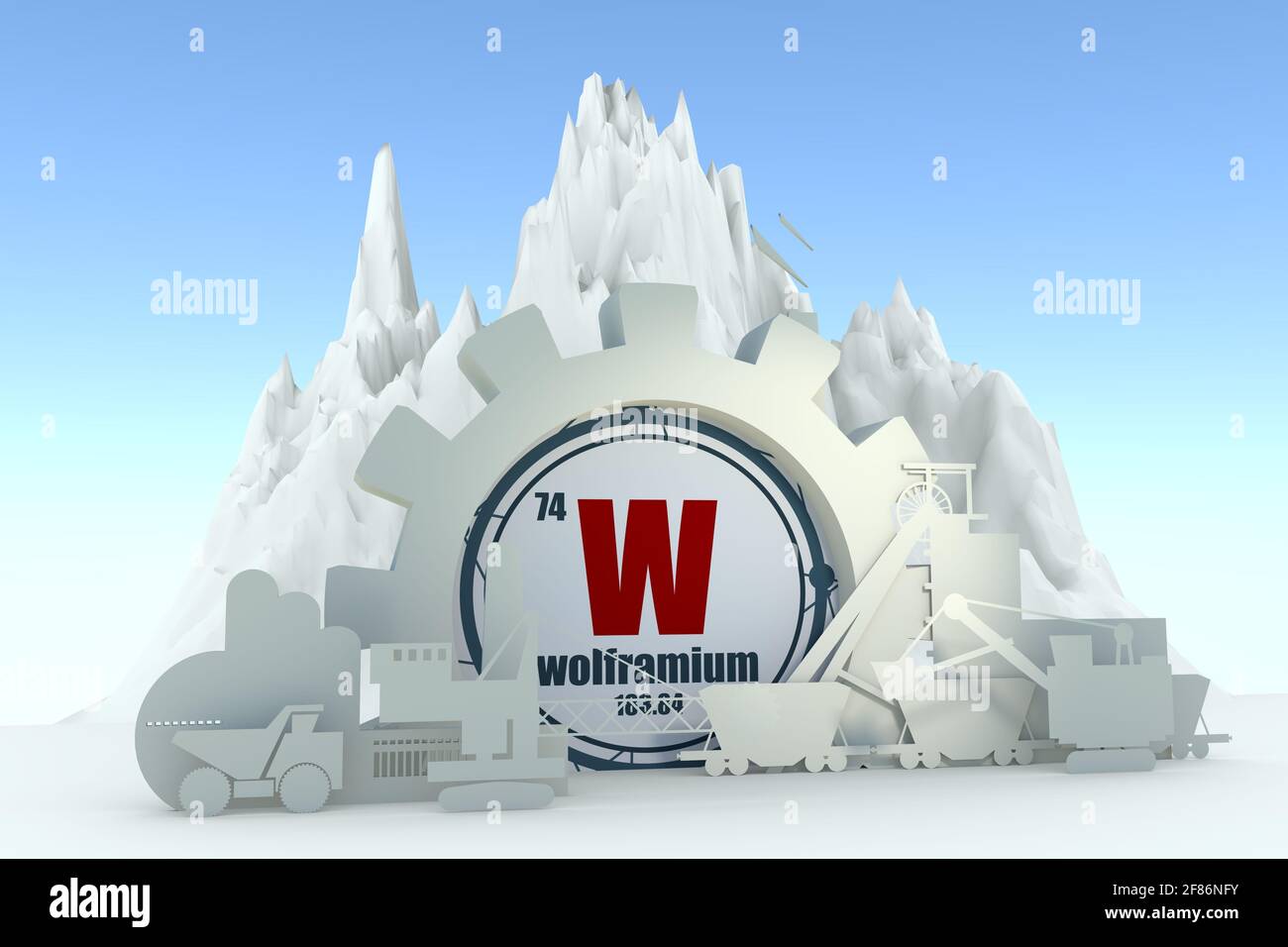 Gear with energy relative silhouettes. Design set of coal mining ...