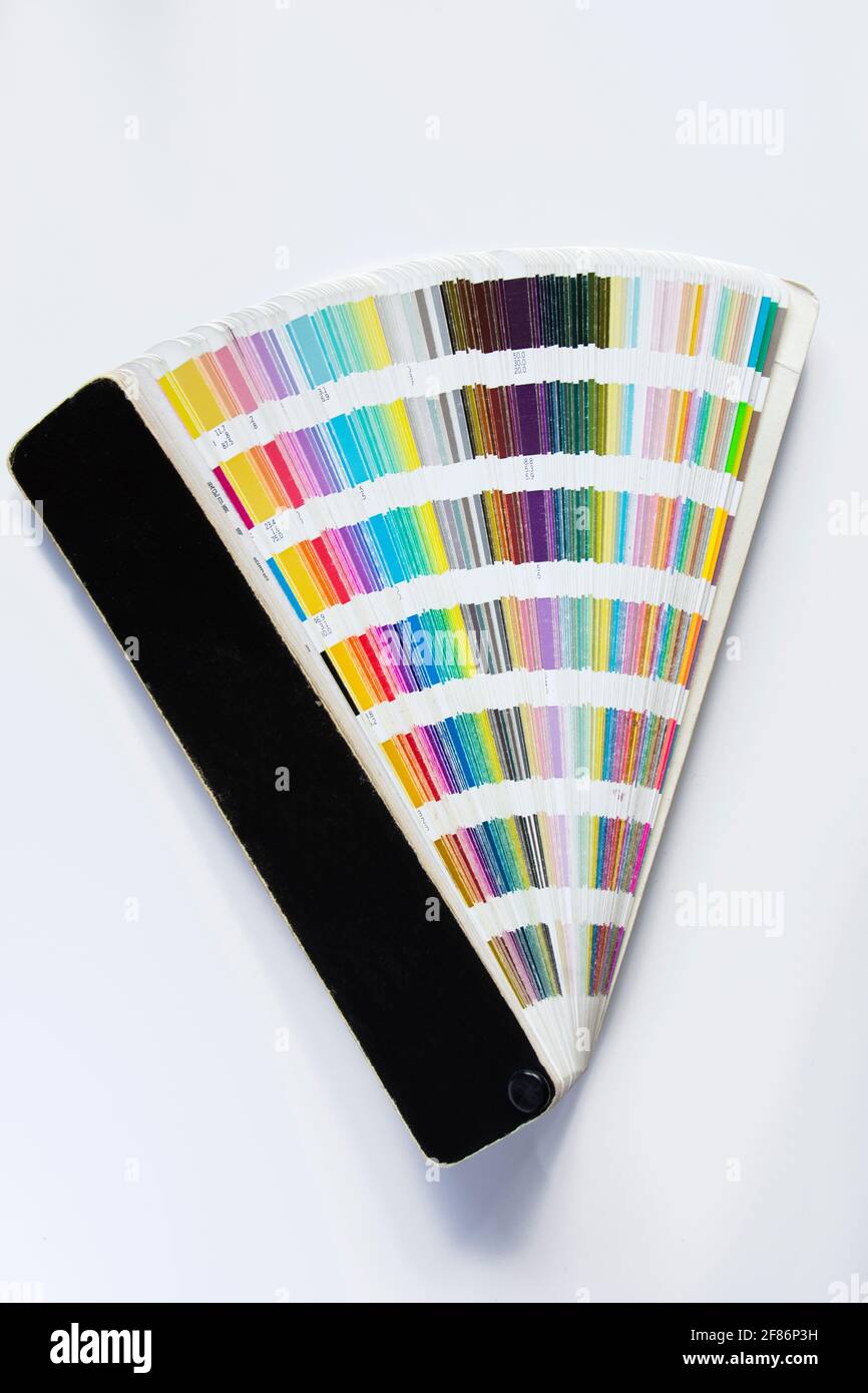 Paint colours chart hi-res stock photography and images - Alamy