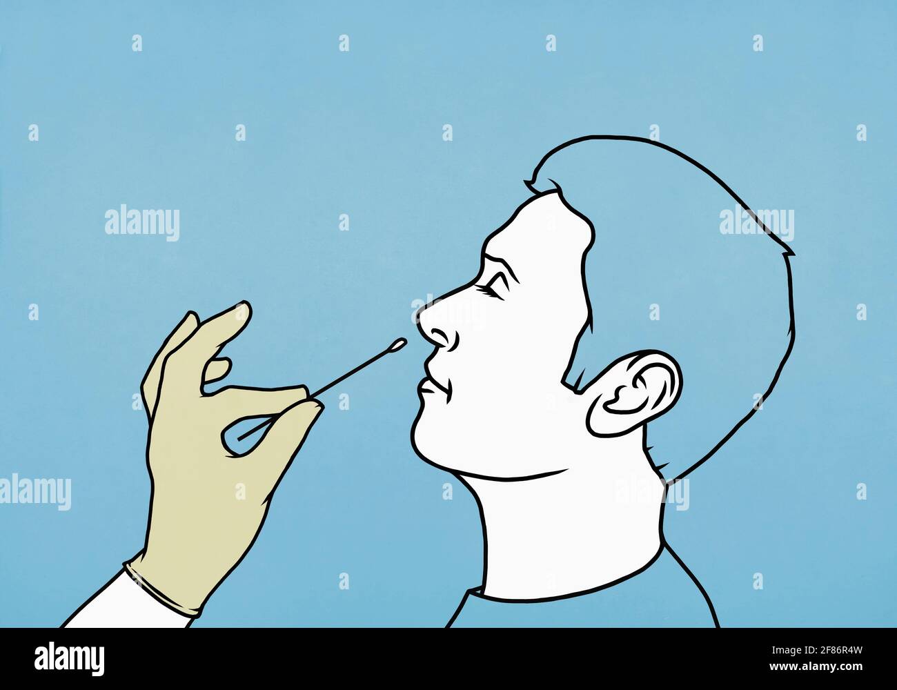 Nose swab hi-res stock photography and images - Alamy