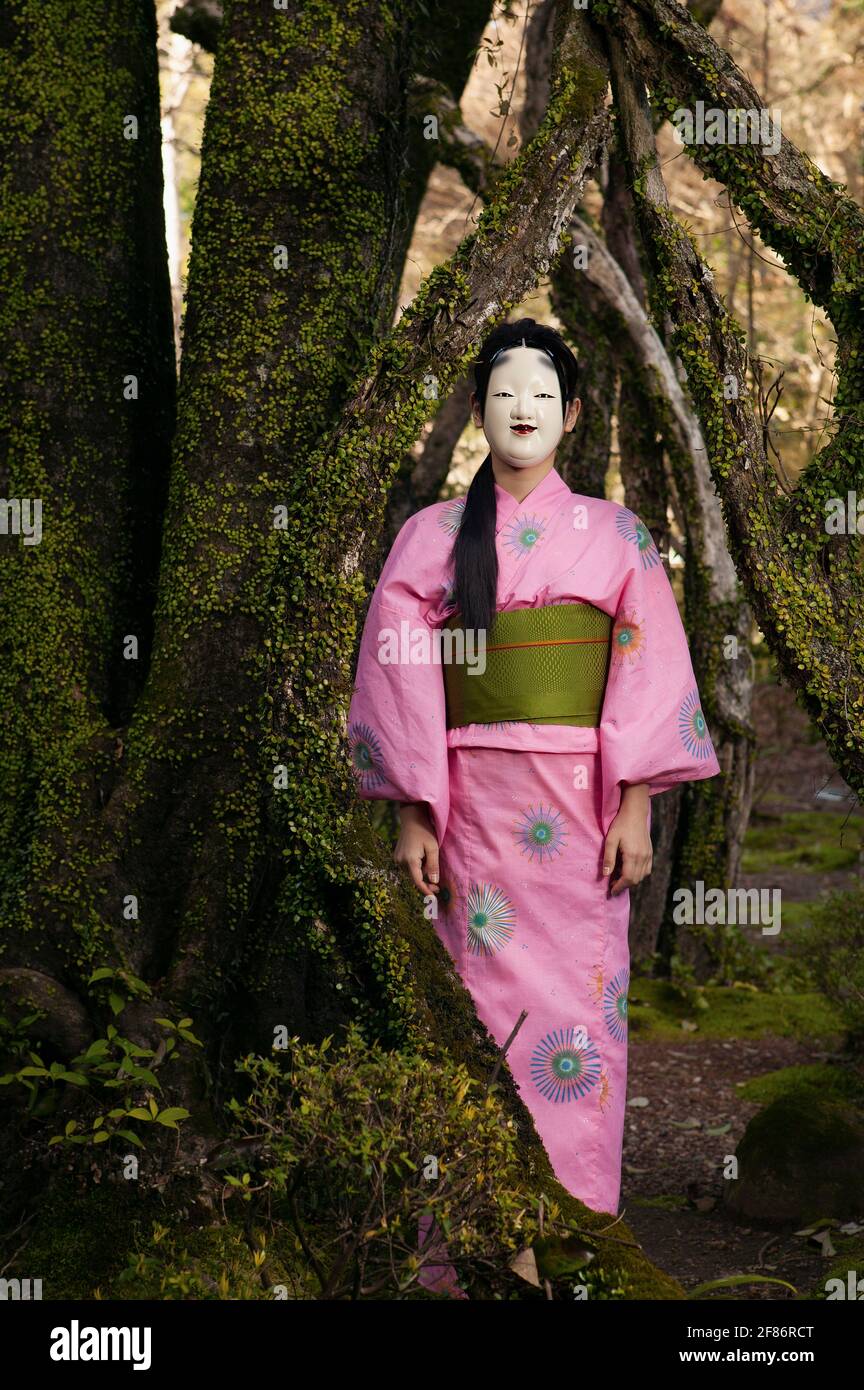 Japanese noh performer hi-res stock photography and images - Alamy