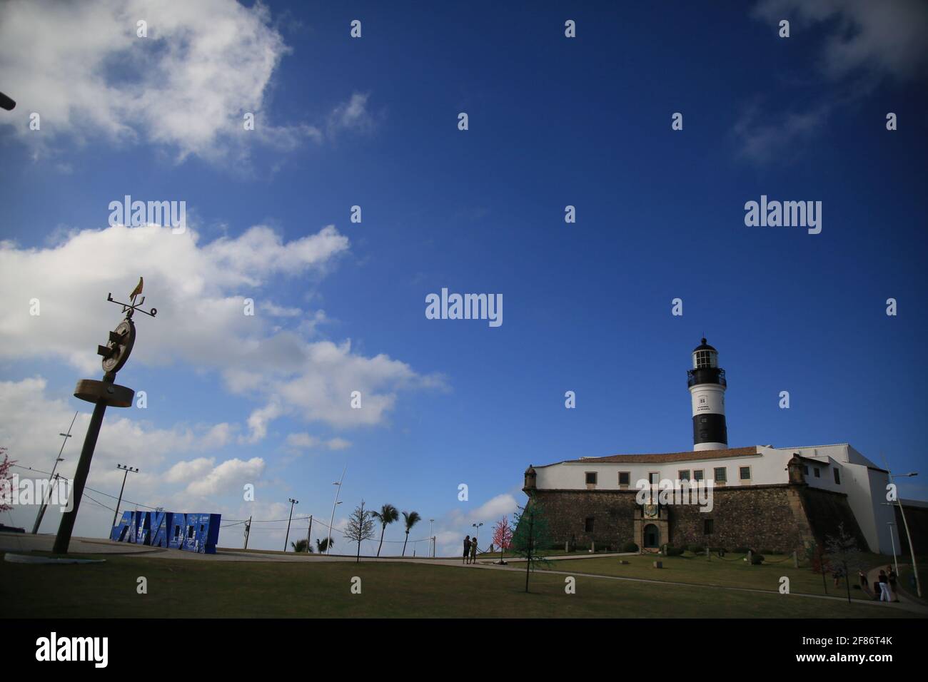 SALVADOR, BAHIA / BRAZIL - December 6, 2019: View of the Santo Antonio ...