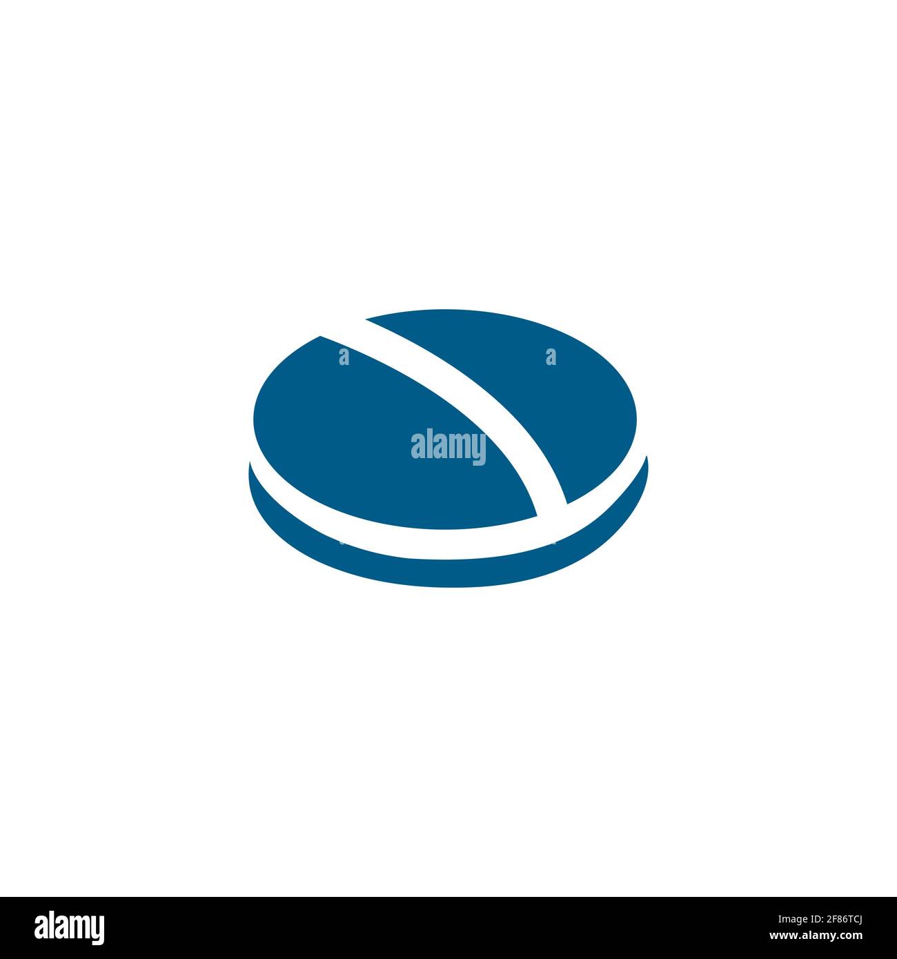 Medicine Blue Icon On White Background. Blue Flat Style Vector ...