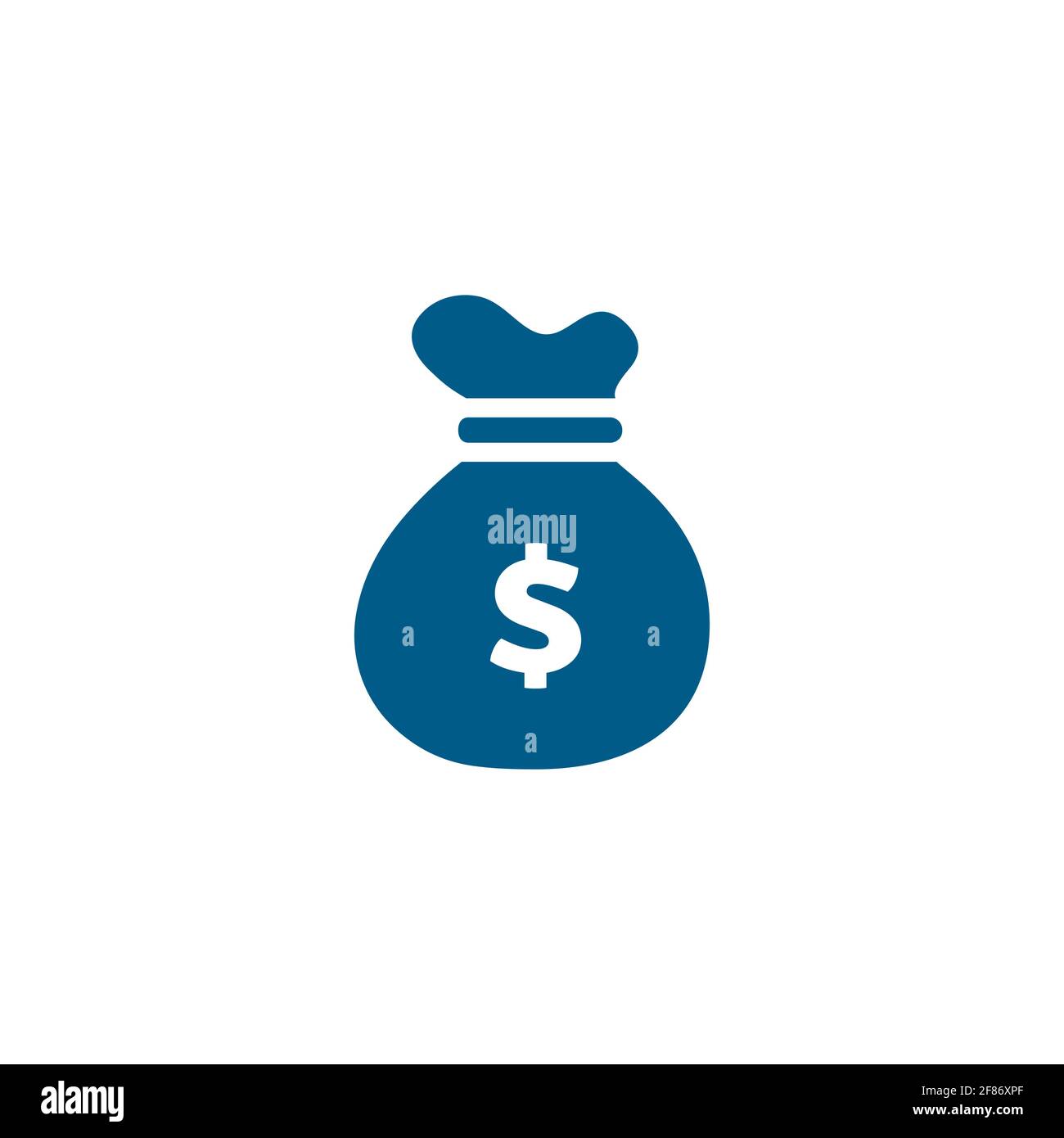 Blue sign earn money symbol Stock Vector Images - Alamy
