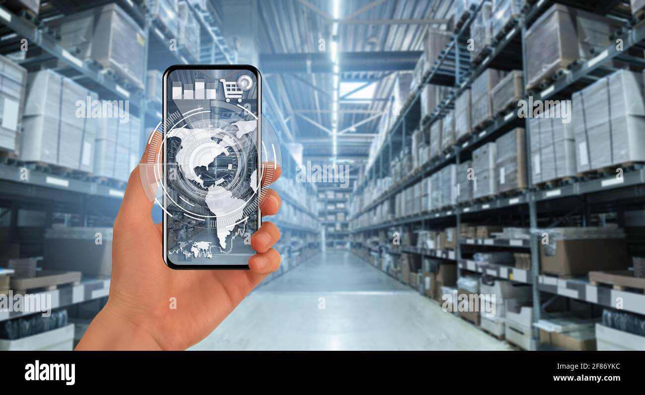 Online delivery concept warehouse logistic hi-res stock photography and ...