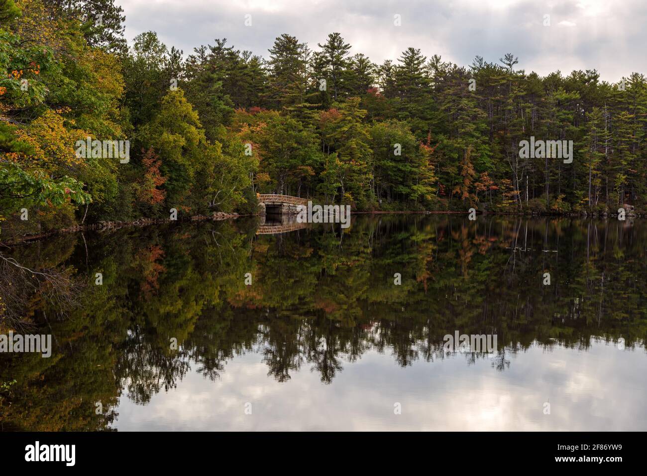 Fall Season in New Hampshire Stock Photo - Alamy