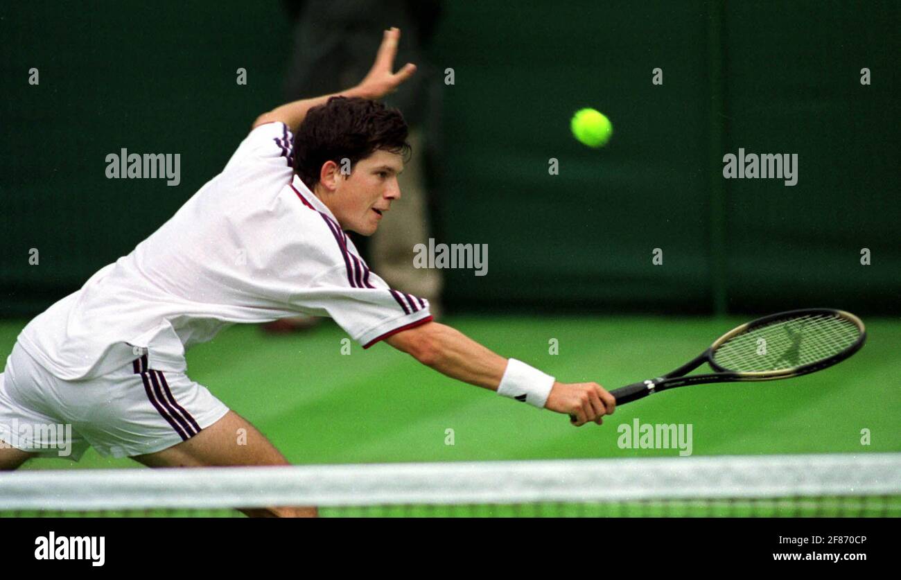 Tim Henman - Wimbledon Tennis Championships 1996 Stock Photo - Alamy