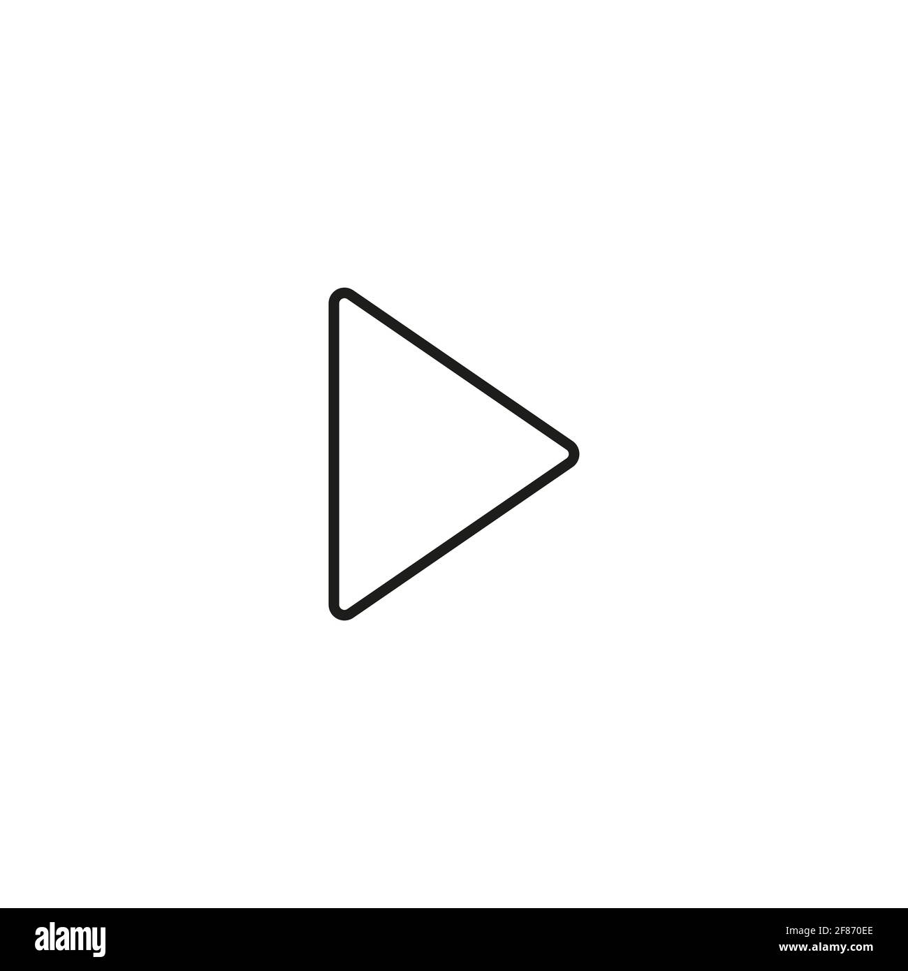 Play button icon vector illustration Stock Vector Image & Art - Alamy