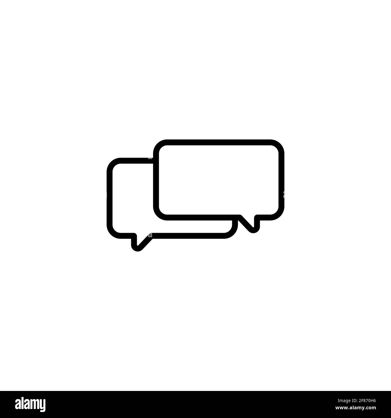 Chat icon symbol vector illustration Stock Vector Image & Art - Alamy