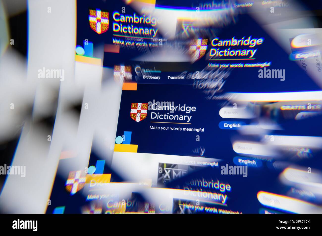 Cambridge dictionary logo hi-res stock photography and images - Alamy