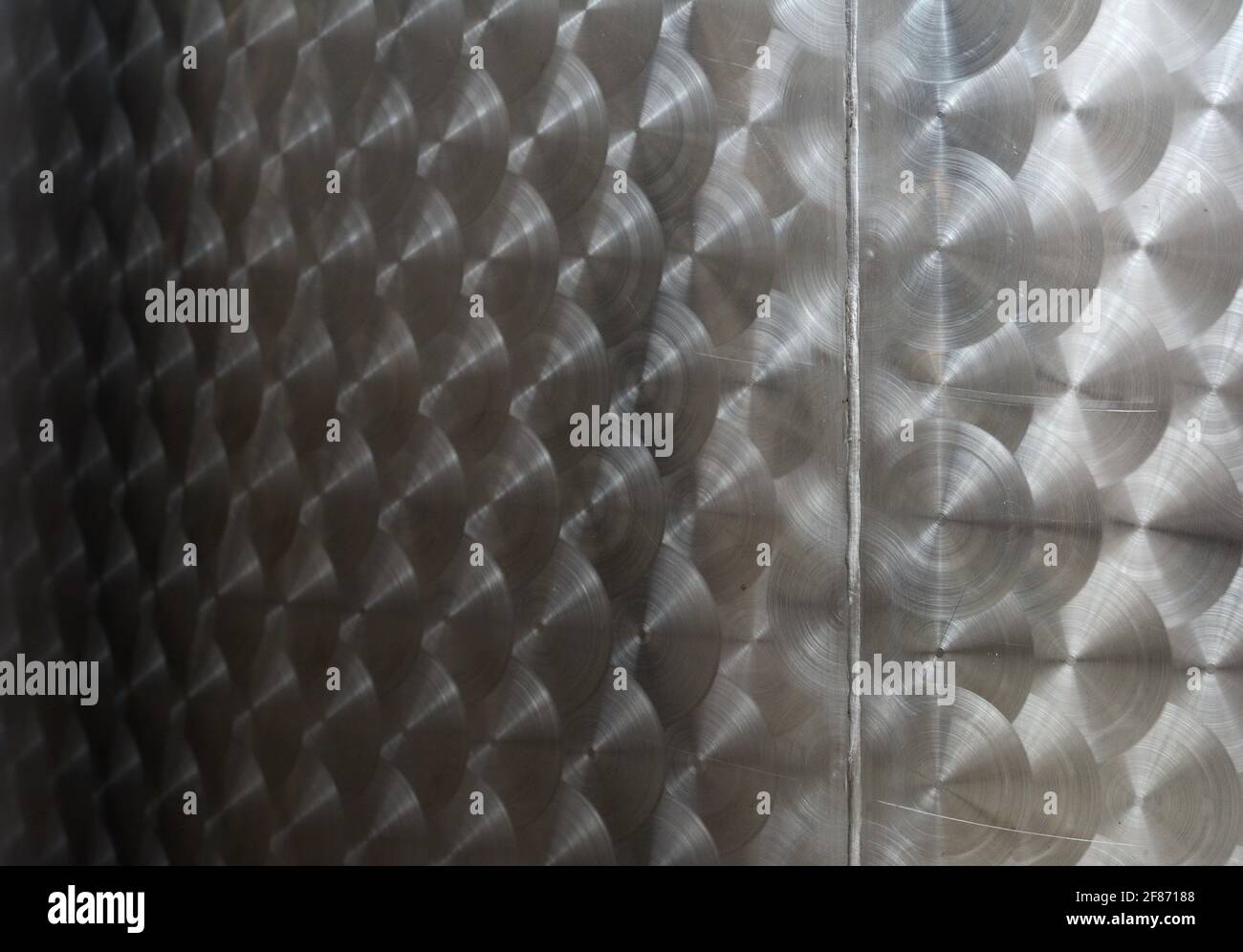 Abstract circles on inox. Stainless steel scratch surface for ...