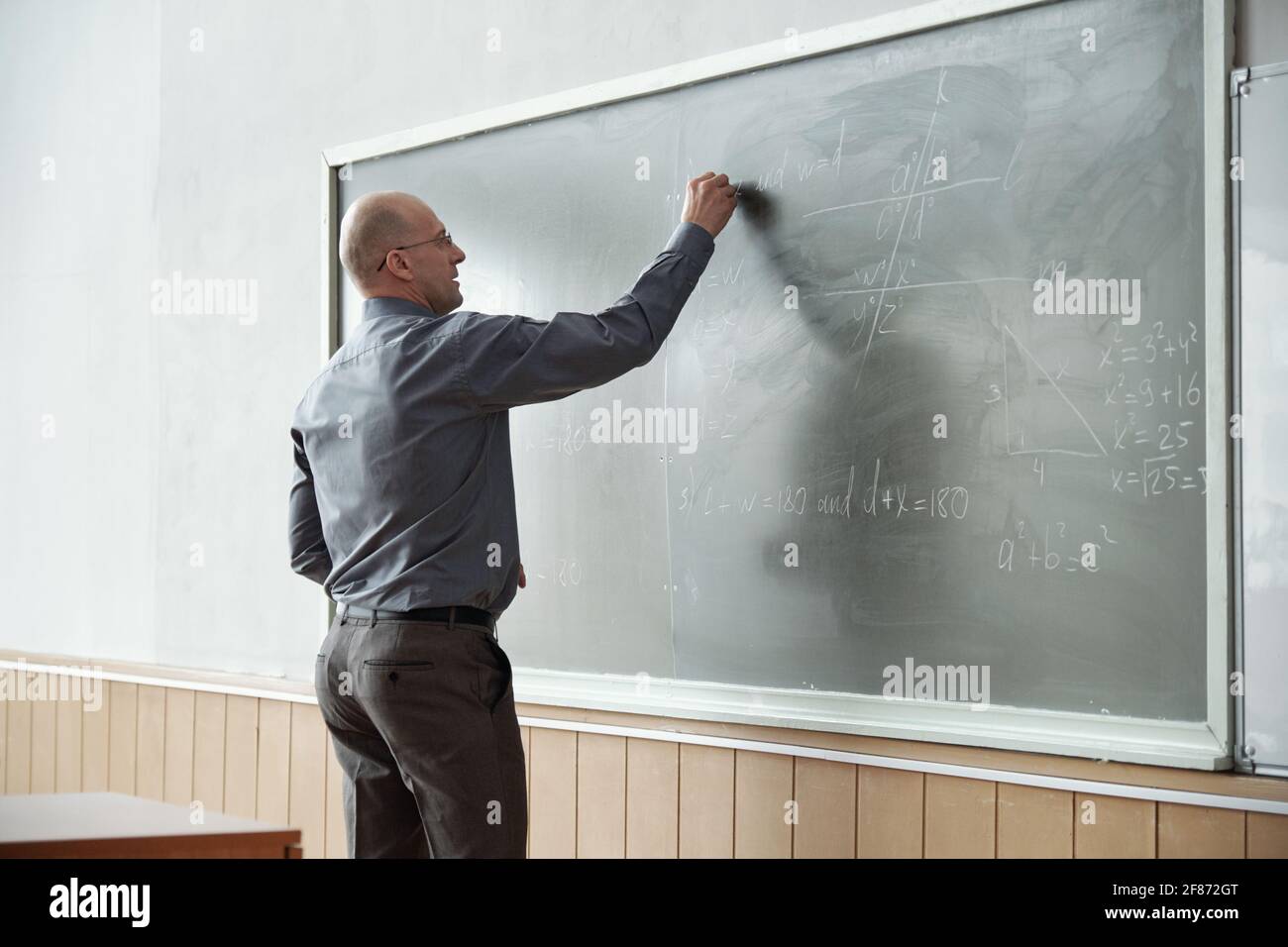 Professor Teaching Blackboard