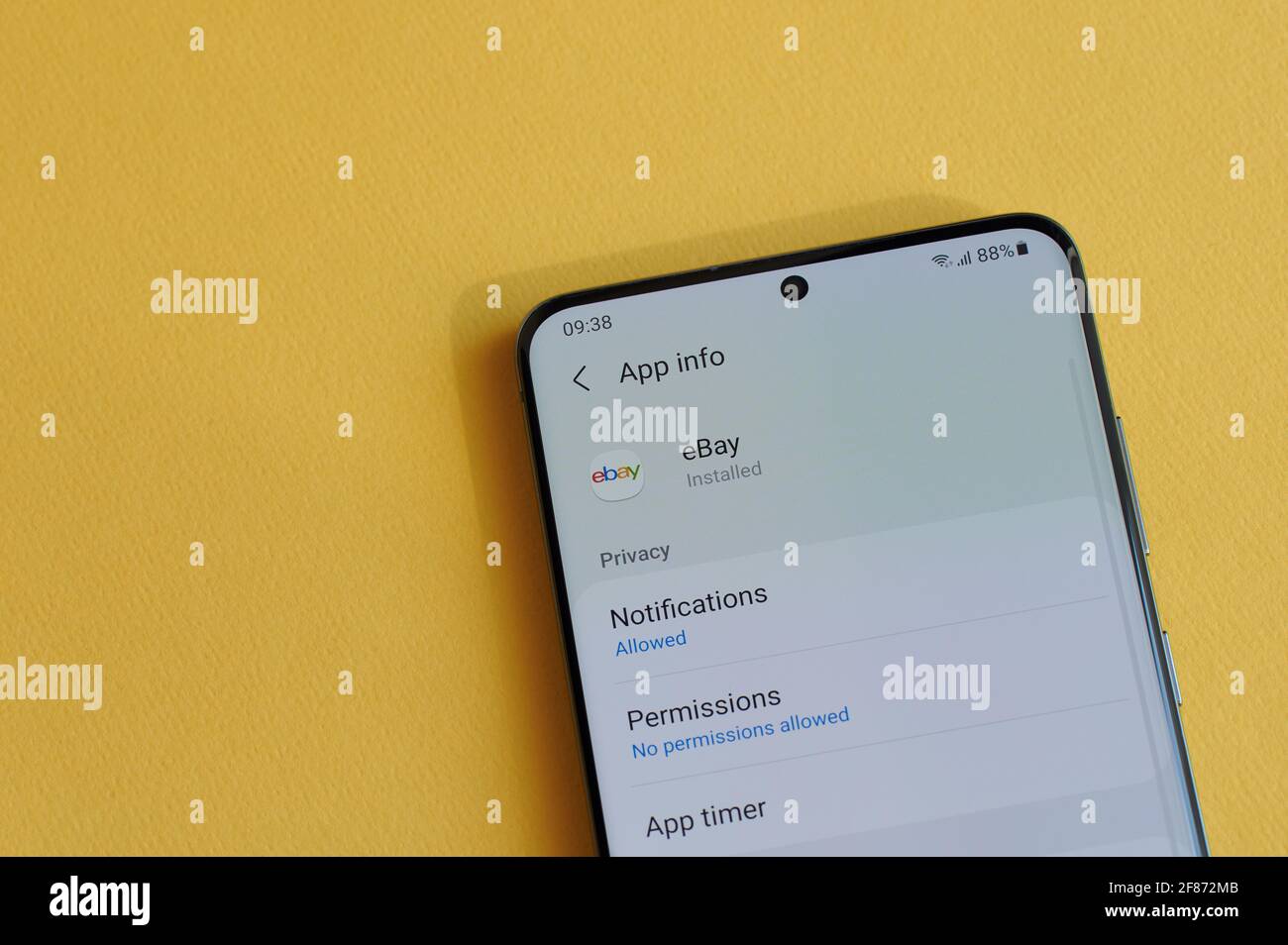 New York USA April 12 2021 Changing Privacy Setting In Ebay App On Smartphone Screen In new-york-usa-april-12-2021-changing-privacy-setting-in-ebay-app-on-smartphone-screen-in