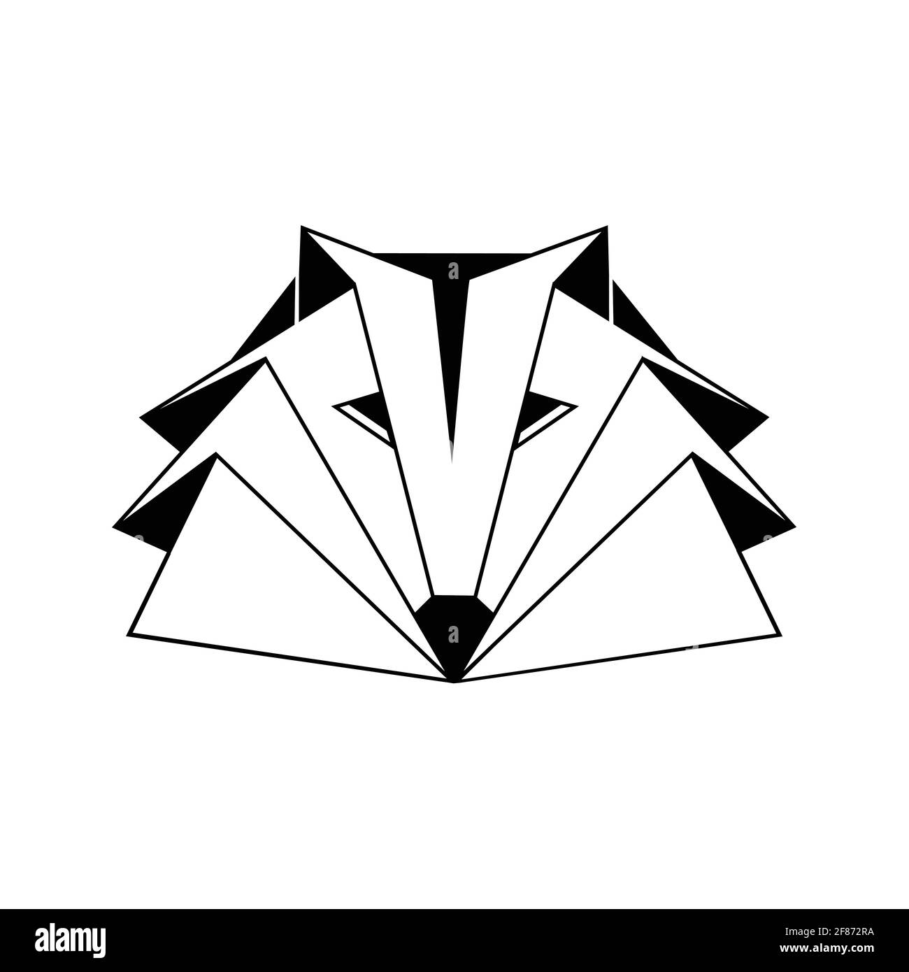 Origami Wolf Drawing