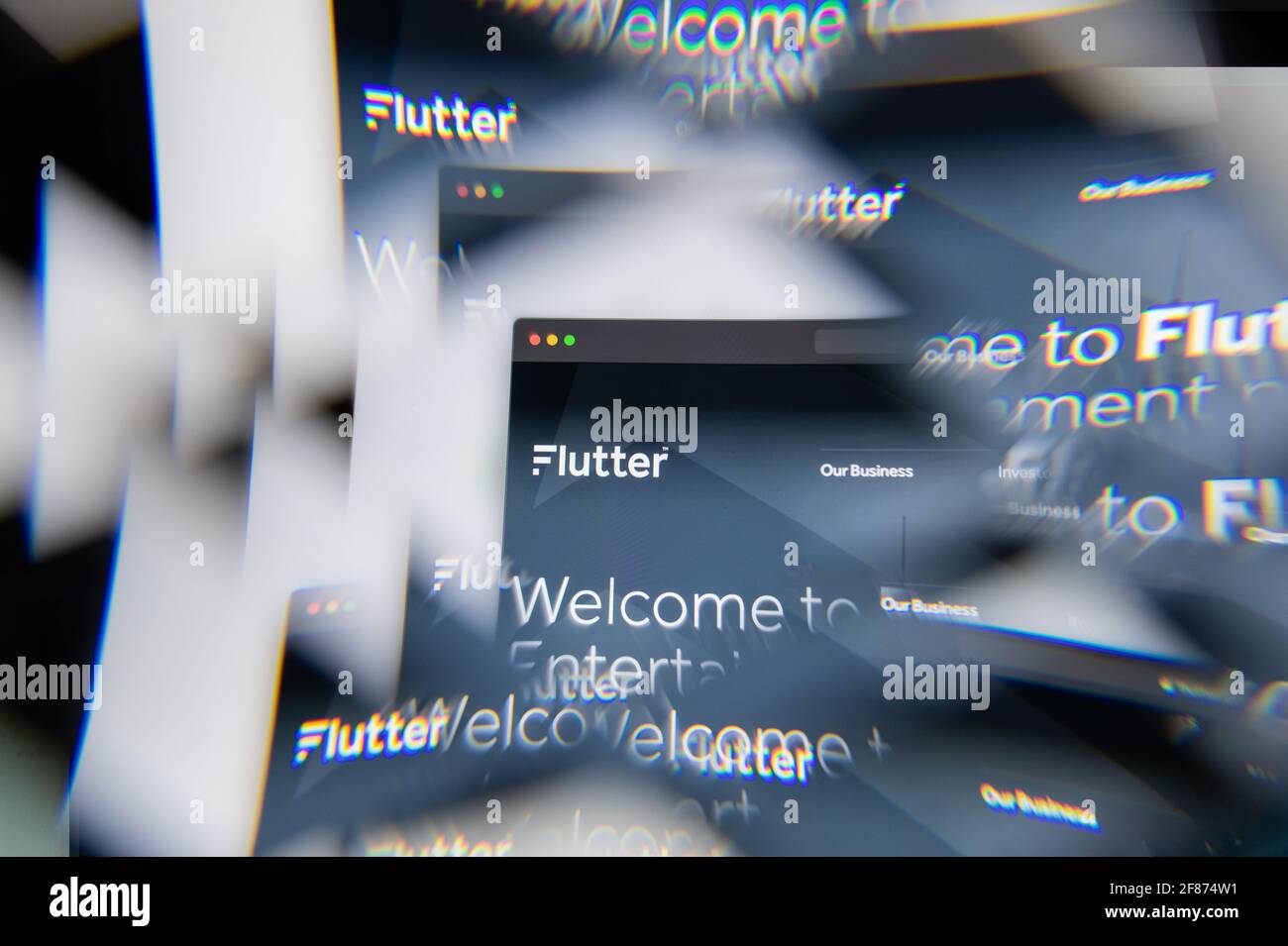 Flutter logo hi-res stock photography and images - Alamy