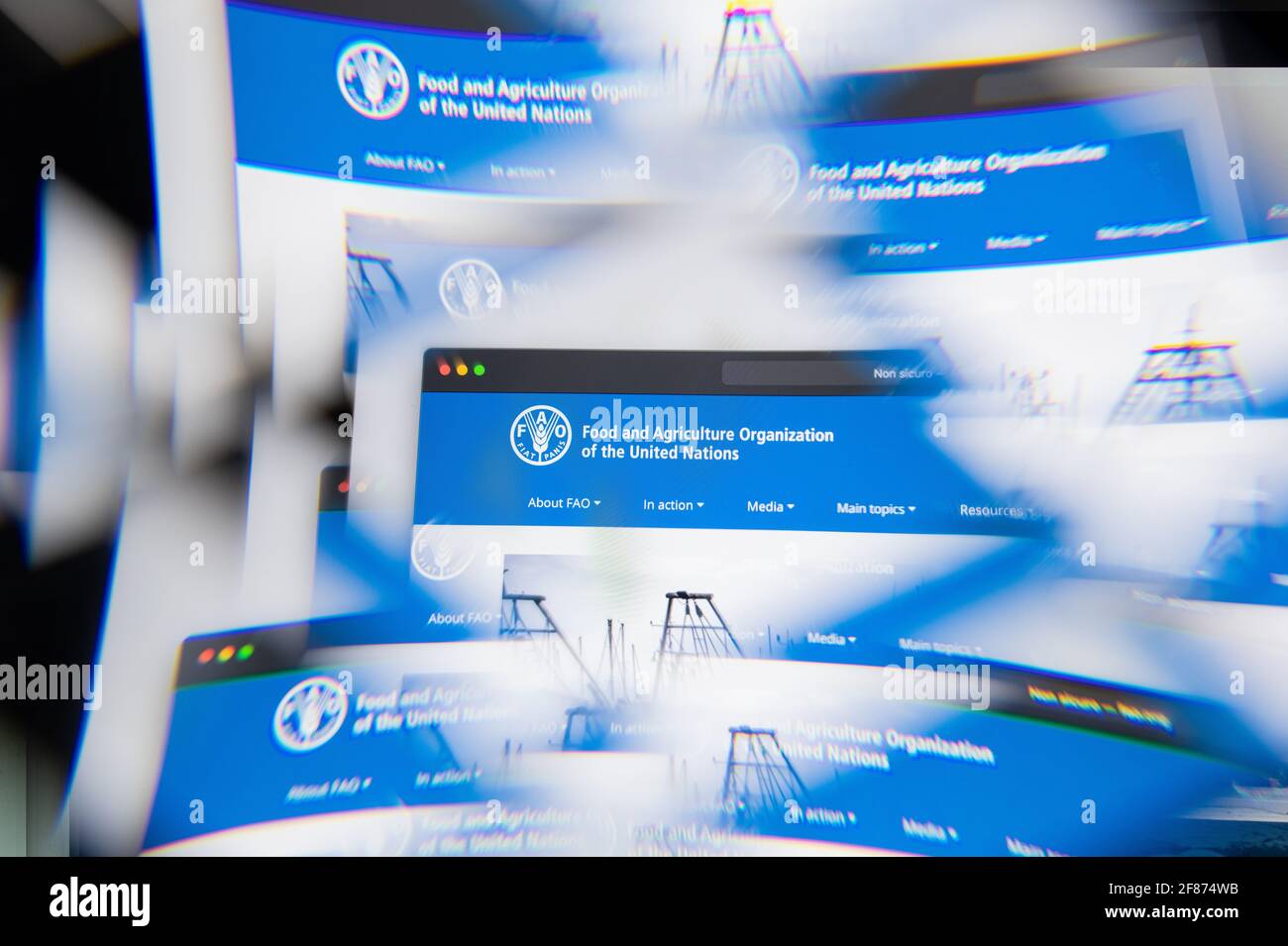 Food and agriculture organization logo hi-res stock photography and ...