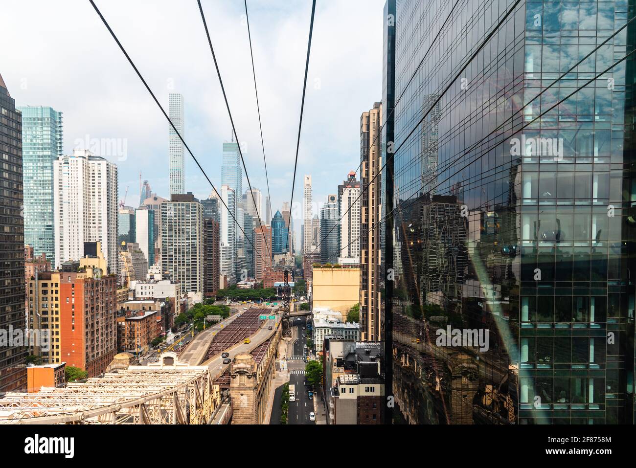 New York City, USA - June 24, 2018: Mesmerizing View from The Roosevelt ...