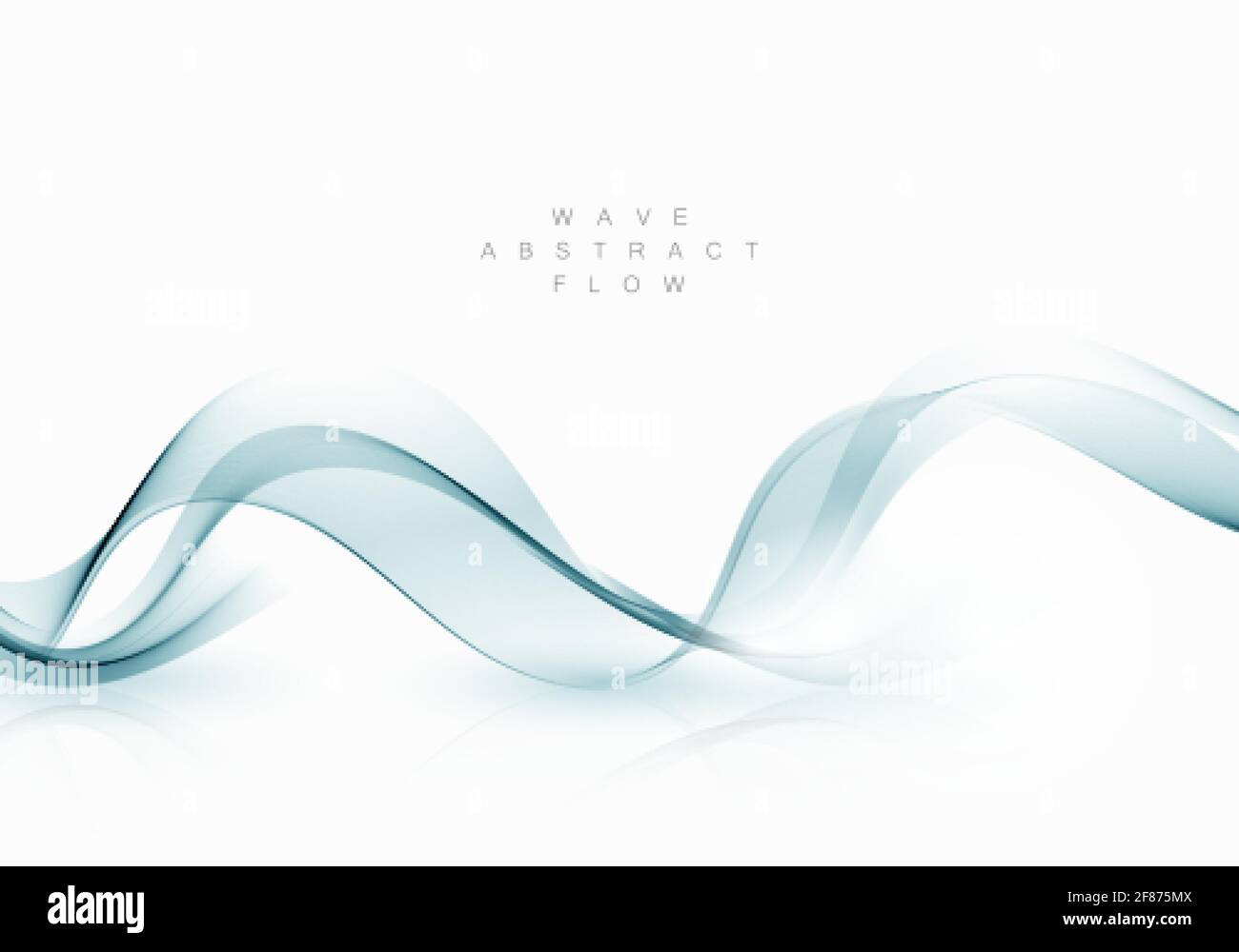 Vector Color Abstract Wave Design Element Wave Flow Stock Vector Image