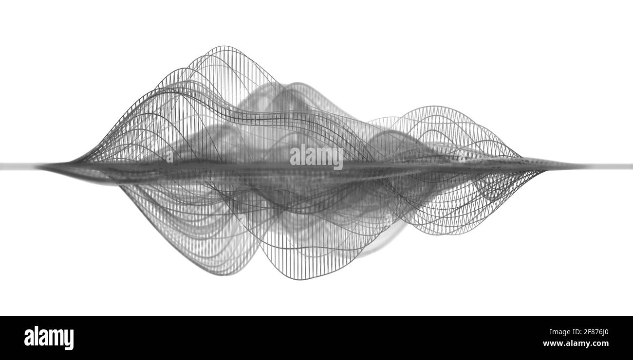 Soundwaves background Black and White Stock Photos & Images - Alamy