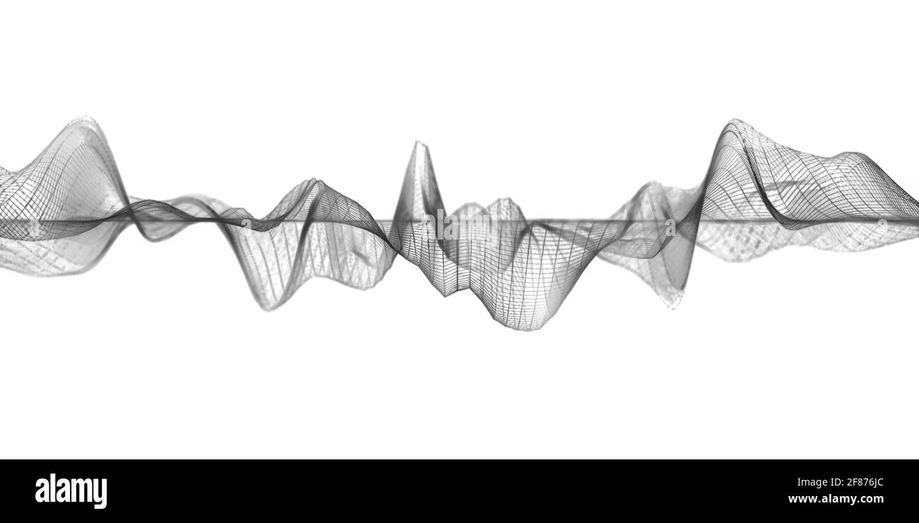 Soundwaves background Black and White Stock Photos & Images - Alamy
