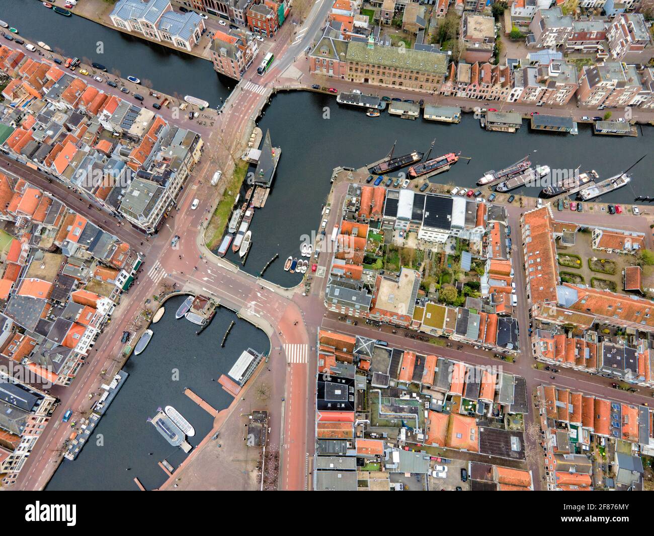 Aerial view of Leiden ,Netherlands Stock Photo - Alamy