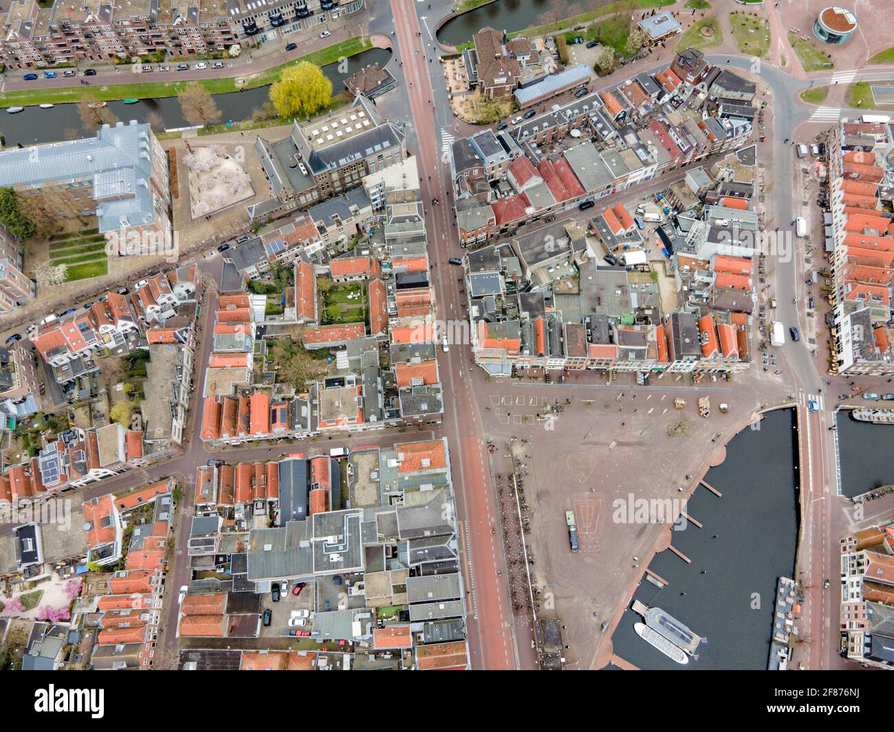 Aerial cityscape view leiden hi-res stock photography and images - Alamy
