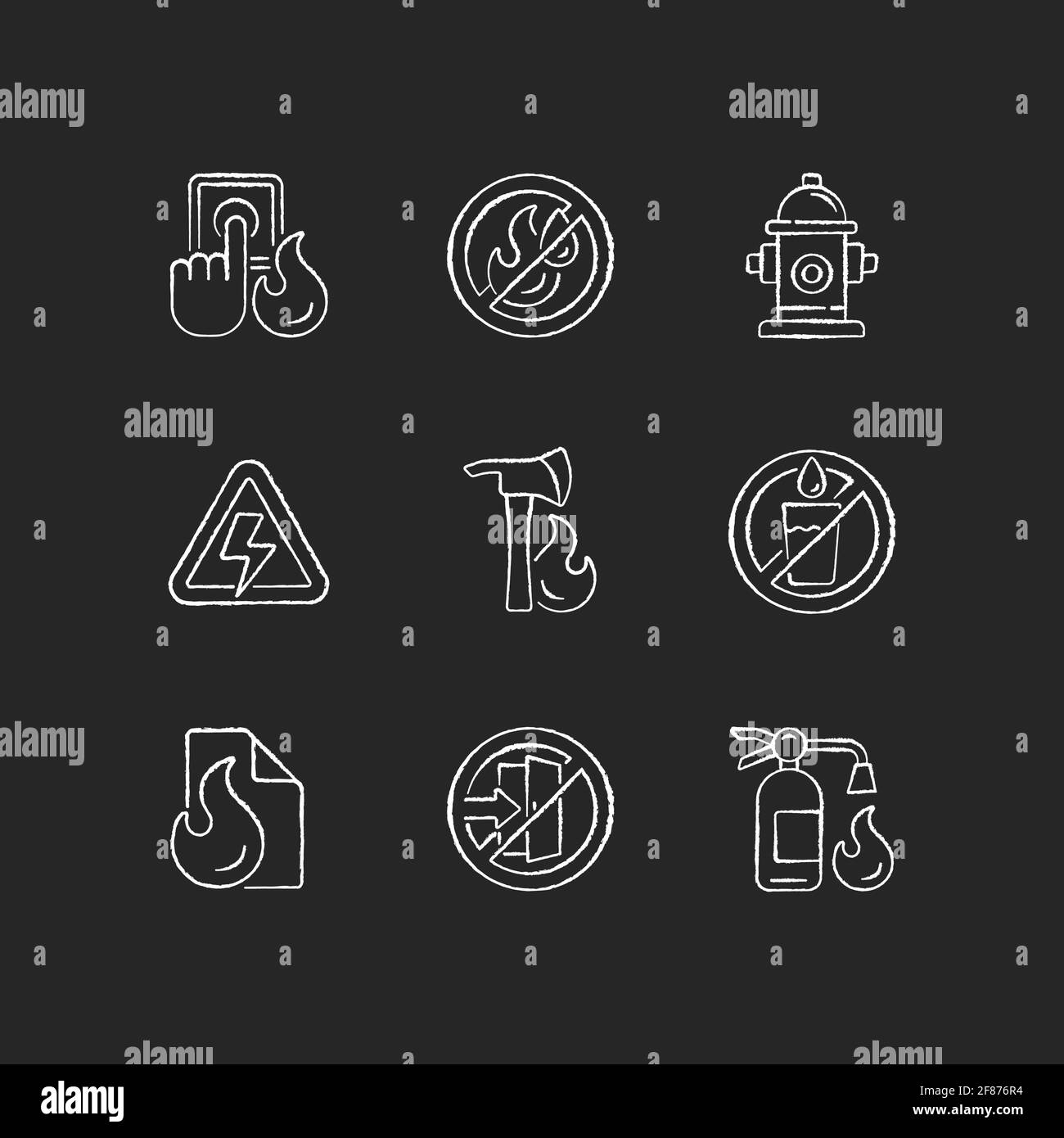 Set firefighter Black and White Stock Photos & Images - Alamy