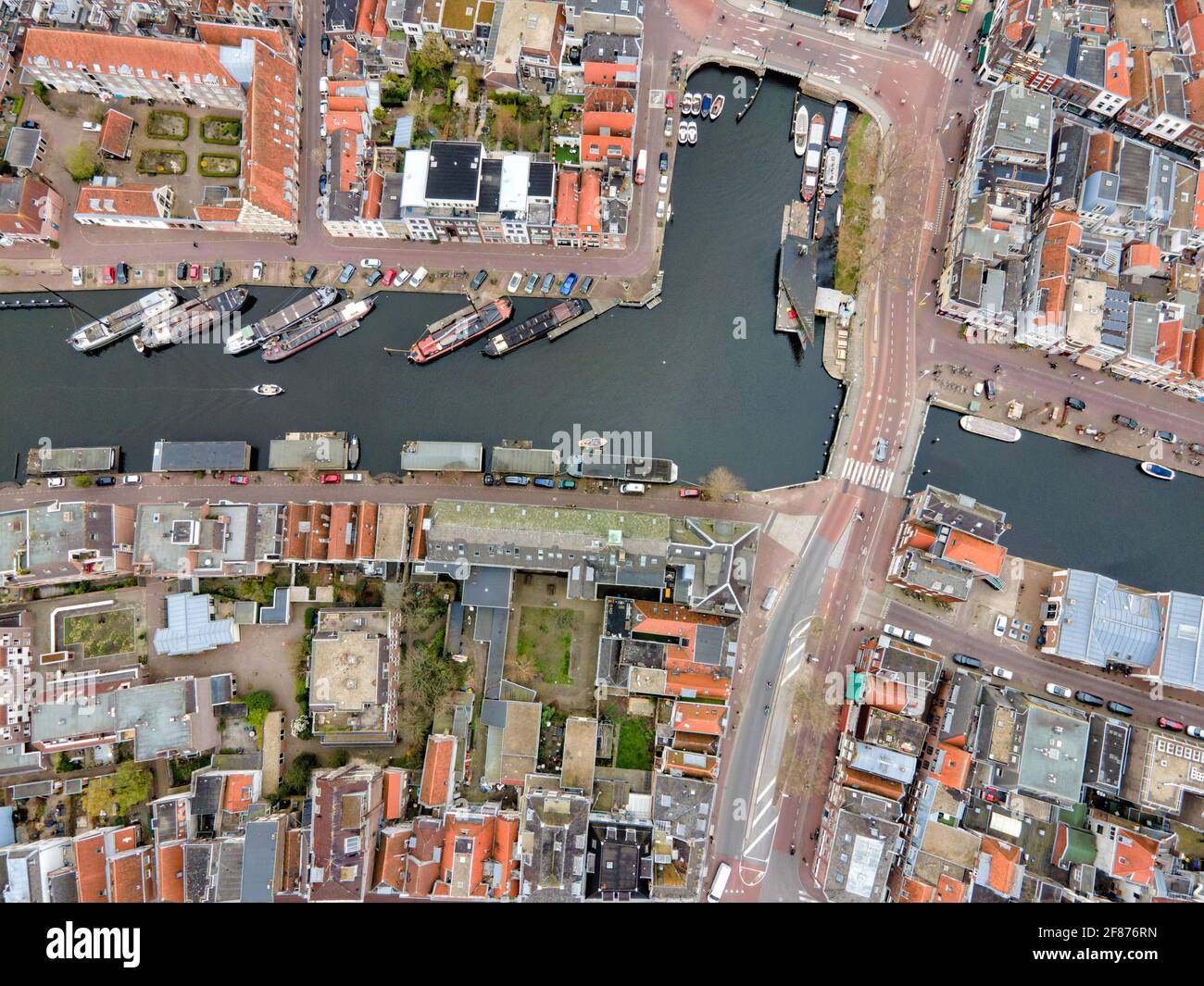 Aerial view of Leiden ,Netherlands Stock Photo - Alamy