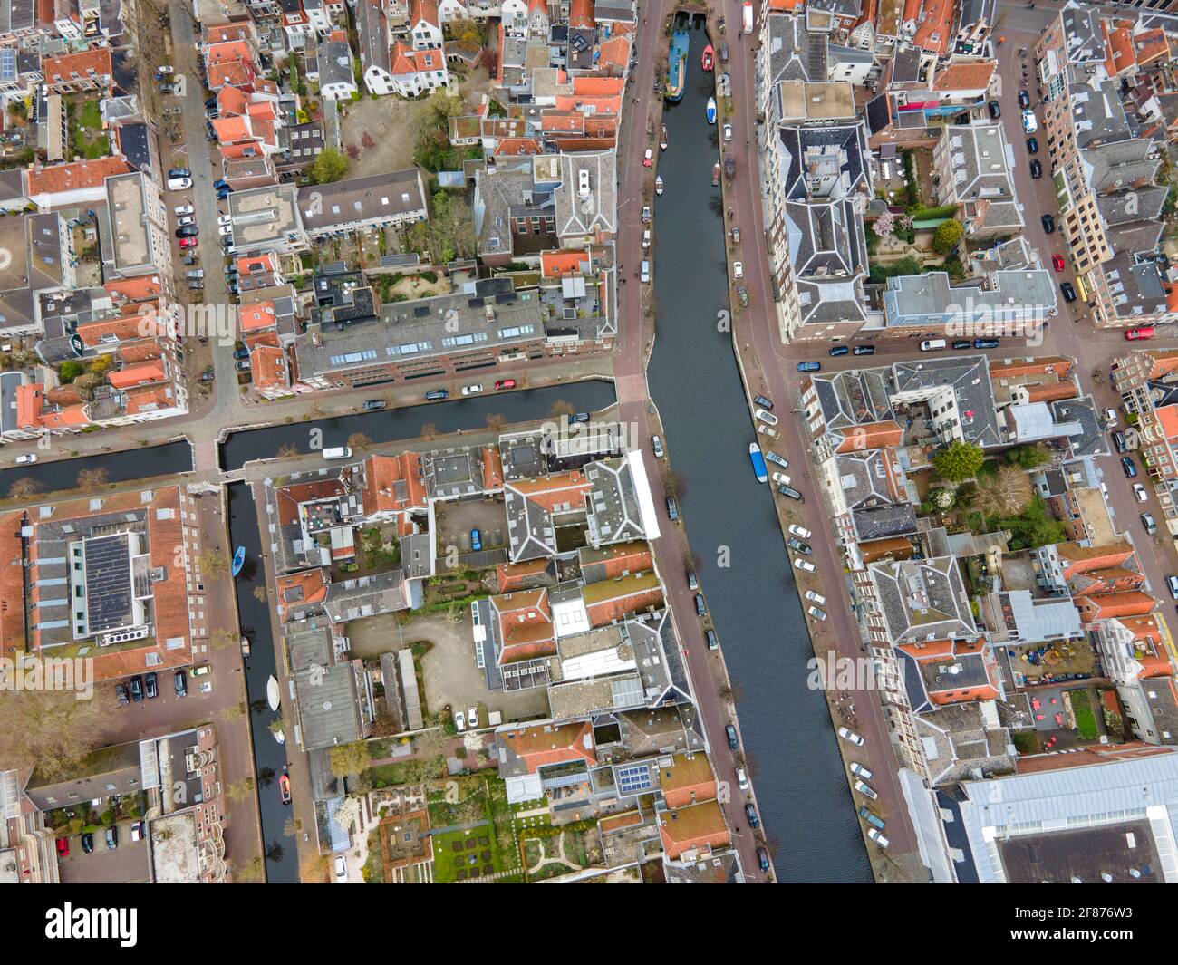 Aerial cityscape view leiden hi-res stock photography and images - Alamy