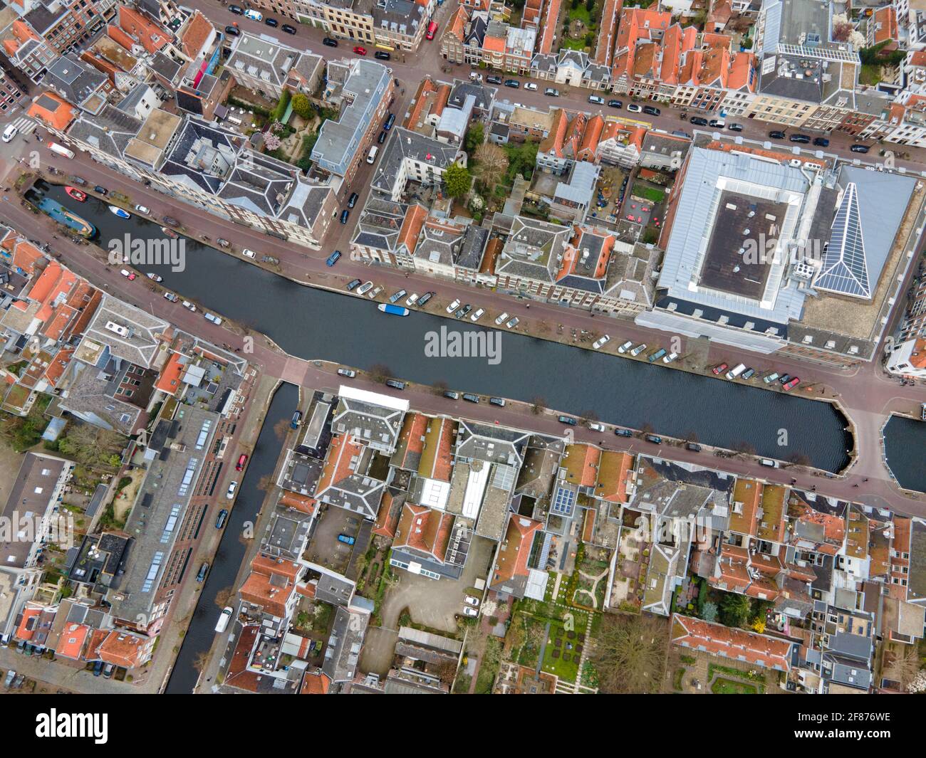 Aerial view of Leiden ,Netherlands Stock Photo - Alamy
