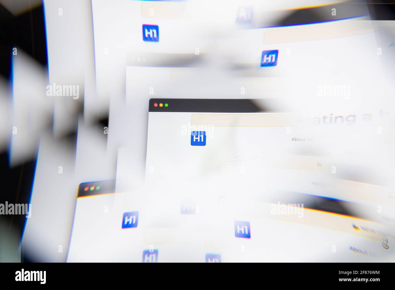 H1 logo hi-res stock photography and images - Alamy