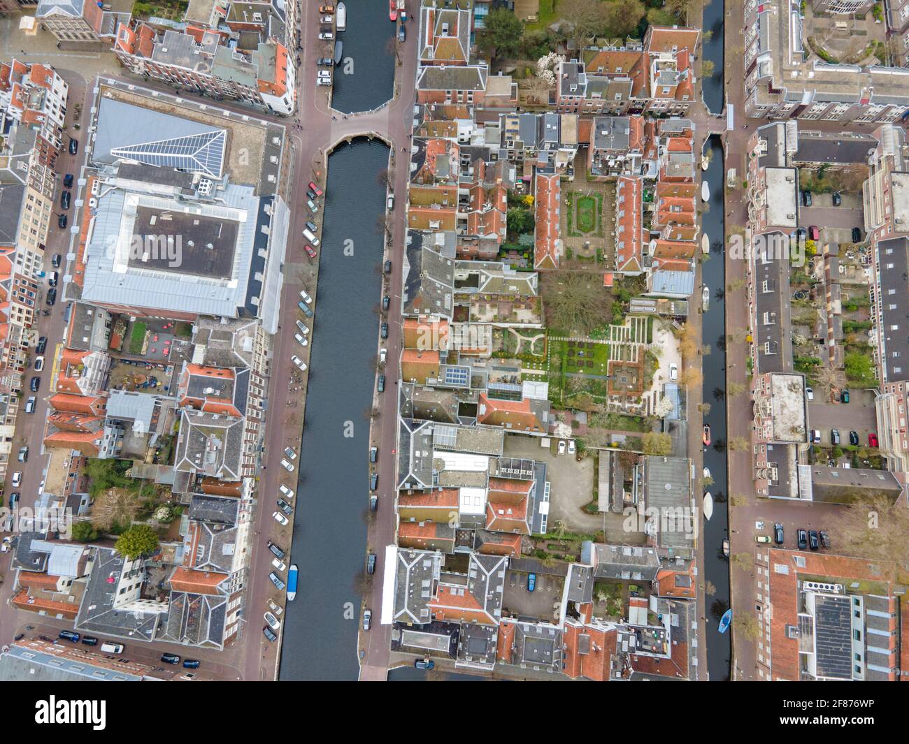 Aerial cityscape view leiden hi-res stock photography and images - Alamy