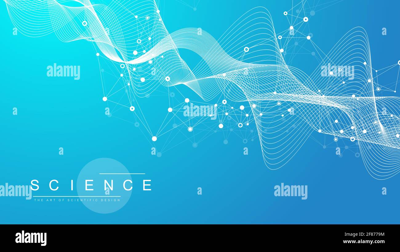 Big Genomic Data Visualization. DNA helix, DNA strand, DNA Test. CRISPR ...