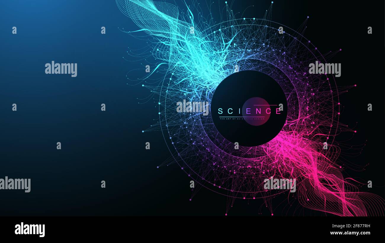 Science information banner template background for your presentation ...