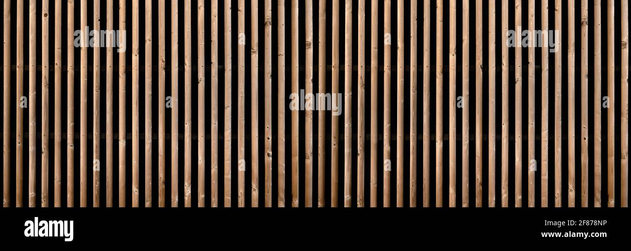 Wooden slat wall hi-res stock photography and images - Alamy