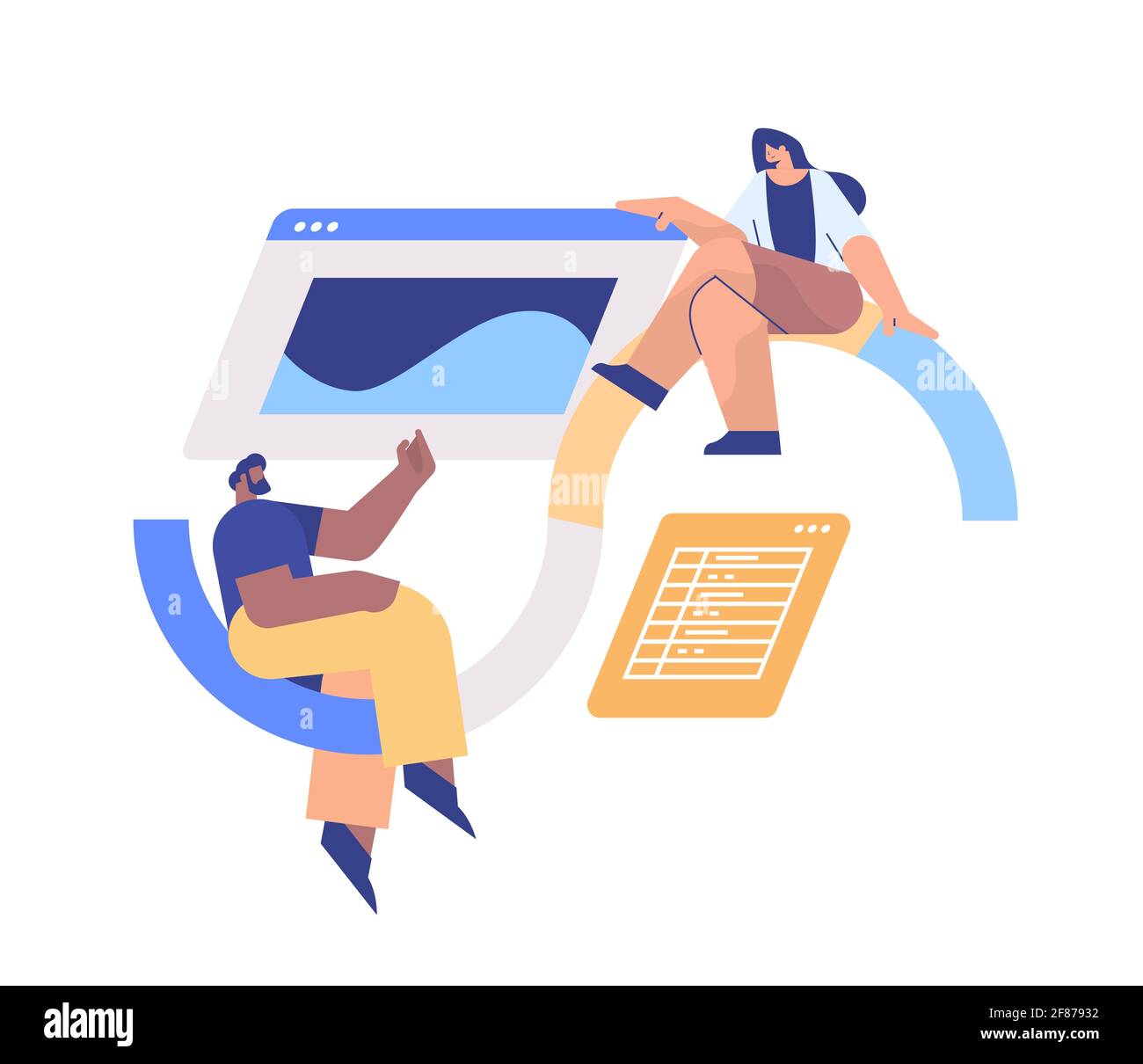 Software development process image Stock Vector Images - Alamy