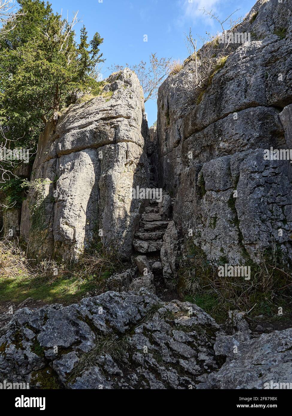Beetham Fairy Steps Stock Photo - Alamy