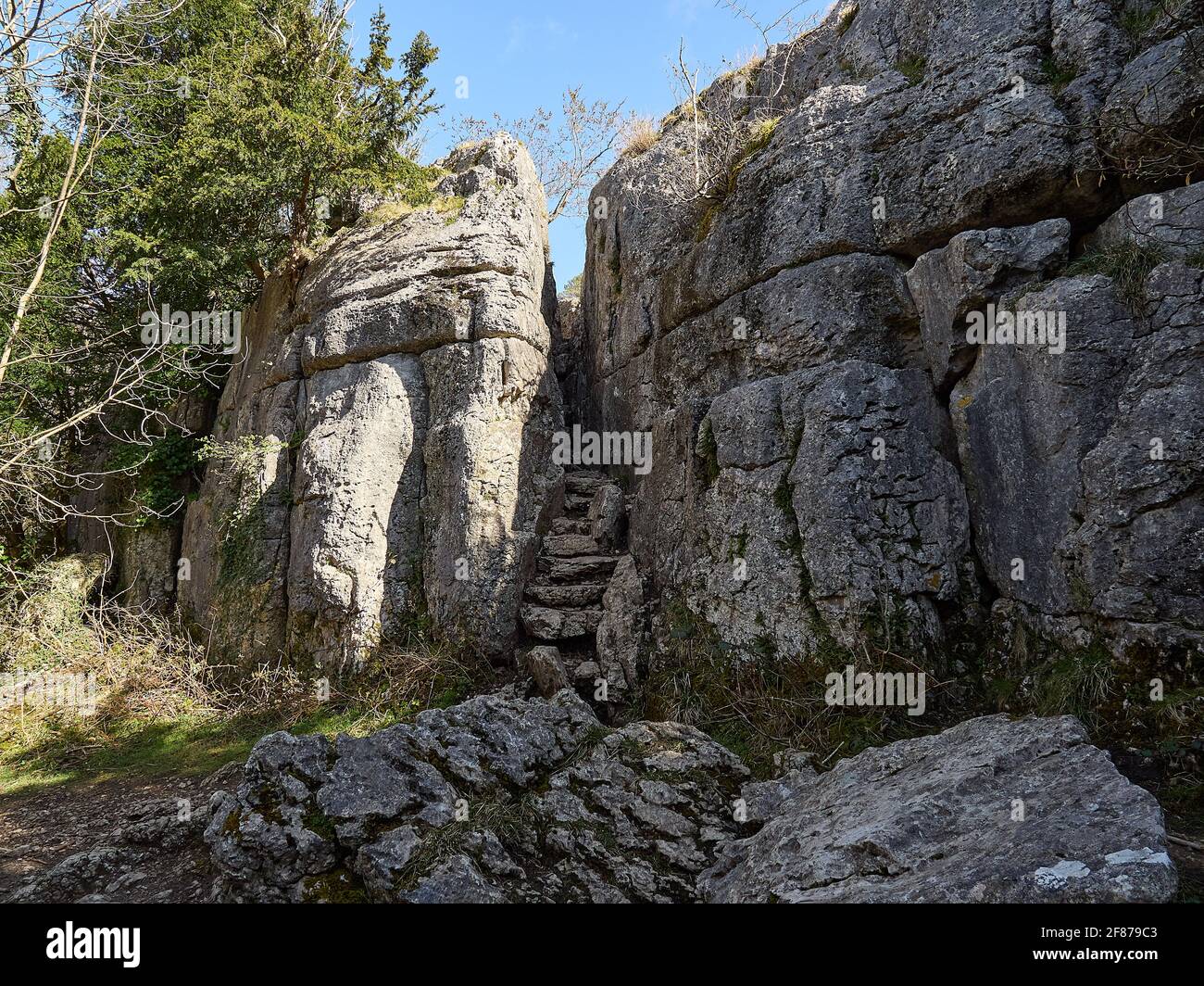 Beetham Fairy Steps Stock Photo - Alamy